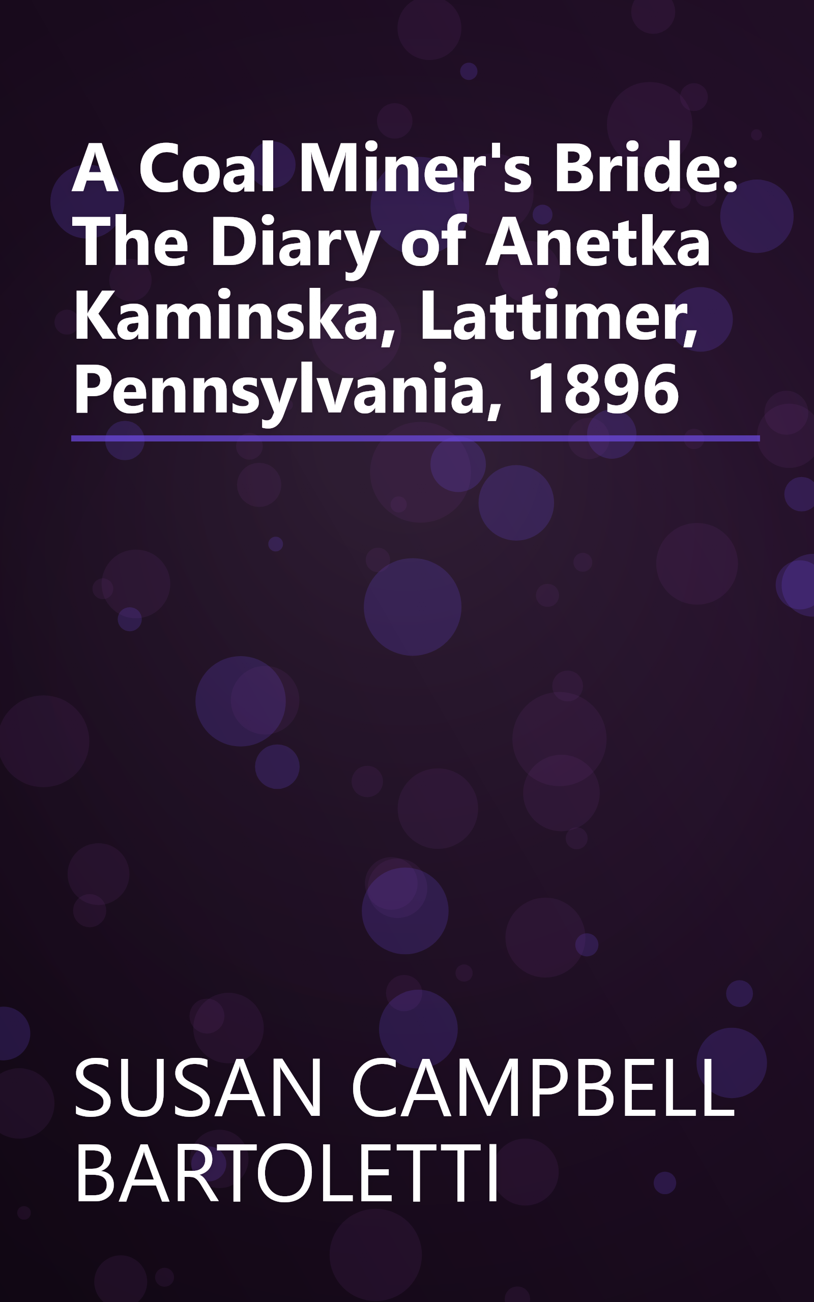A Coal Miner's Bride: The Diary of Anetka Kaminska, Lattimer, Pennsylvania, 1896 book cover