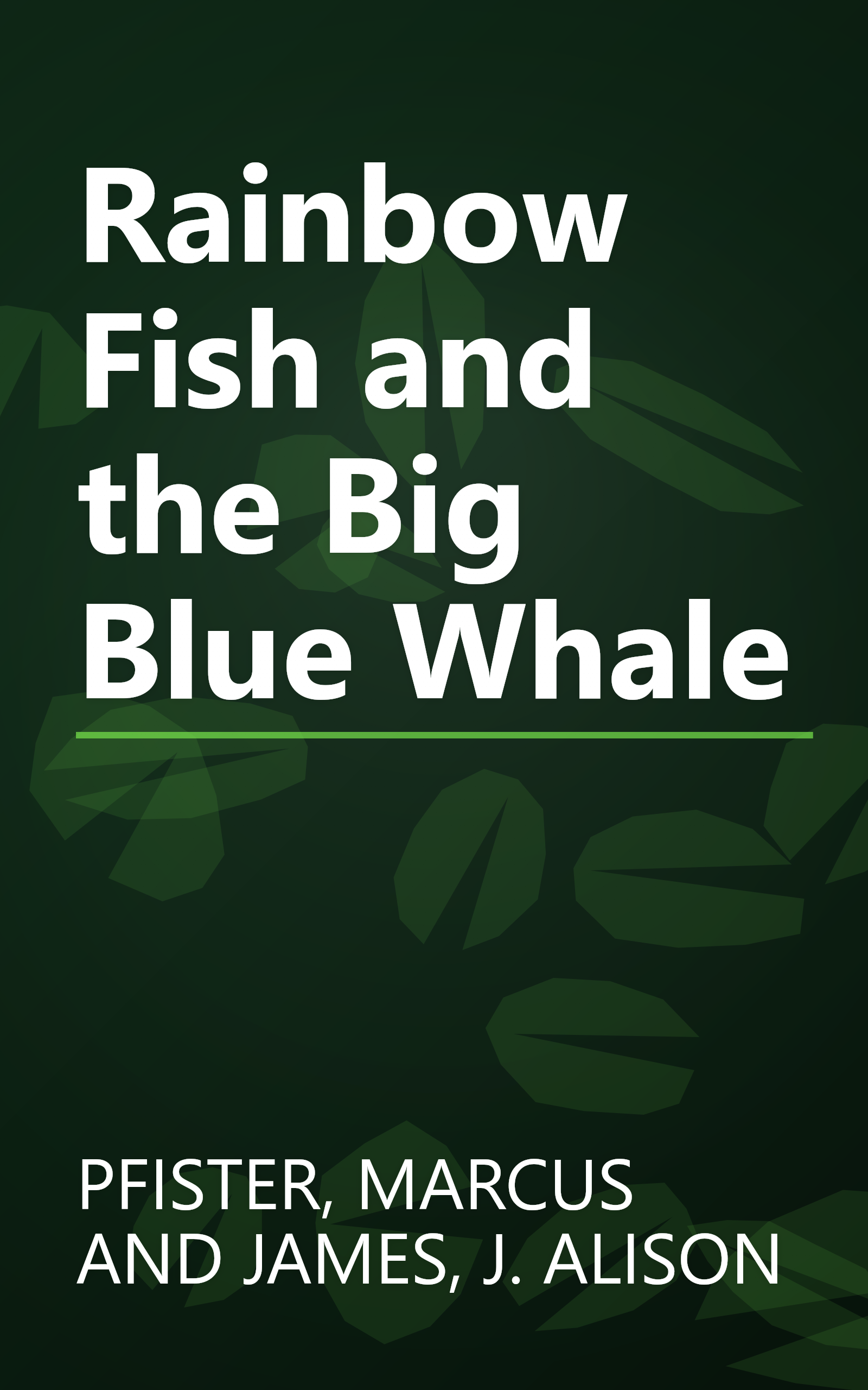 Rainbow Fish and the Big Blue Whale book cover