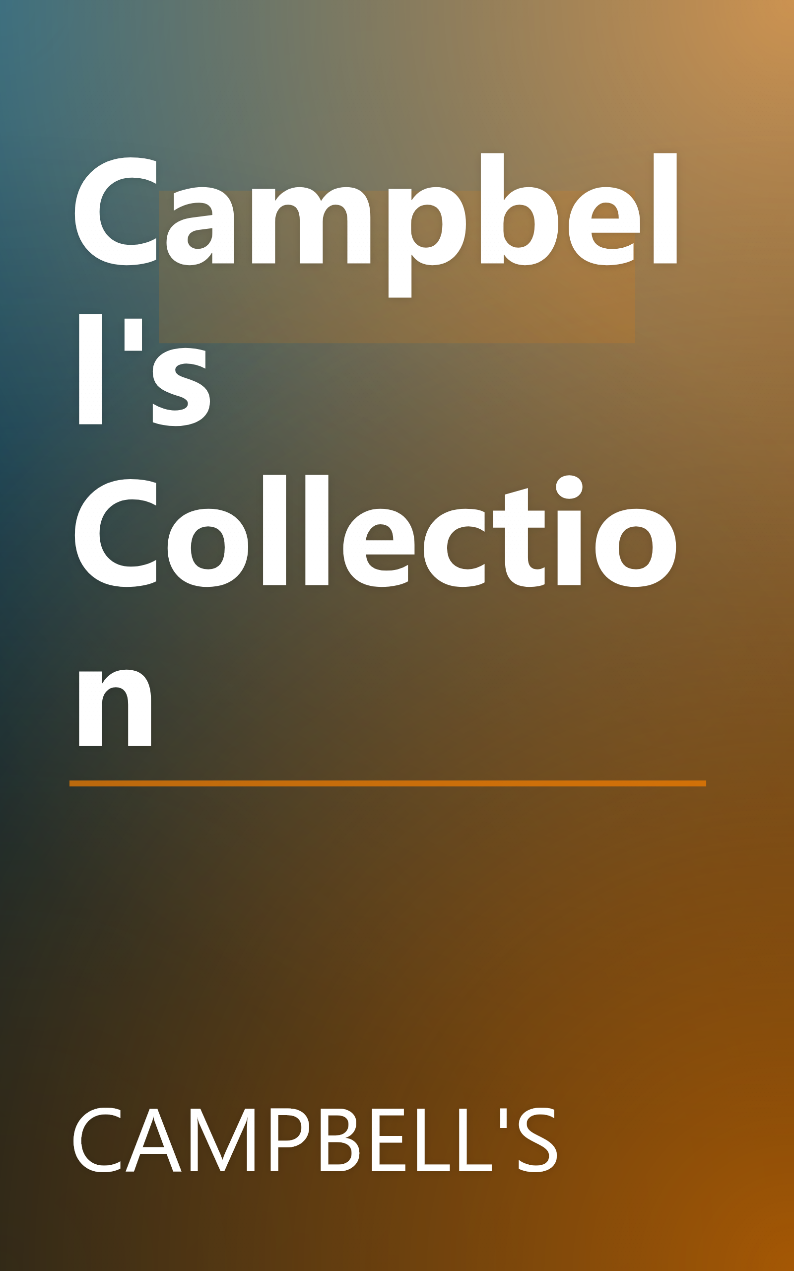 Campbell's Collection book cover
