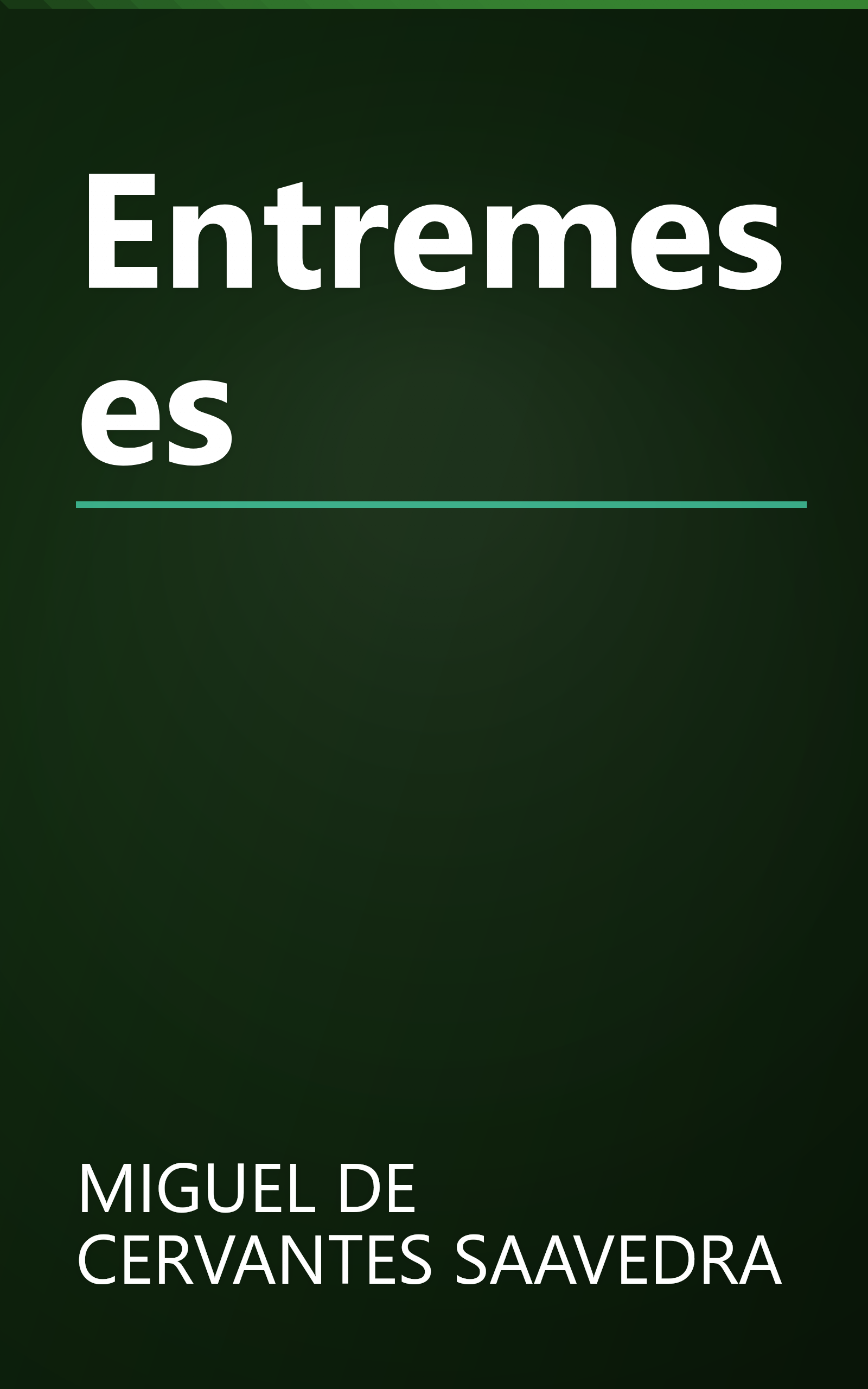 Entremeses book cover
