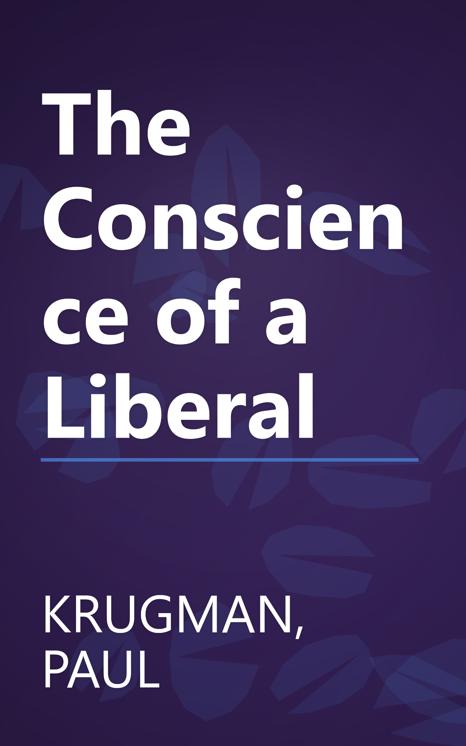 The Conscience of a Liberal book cover