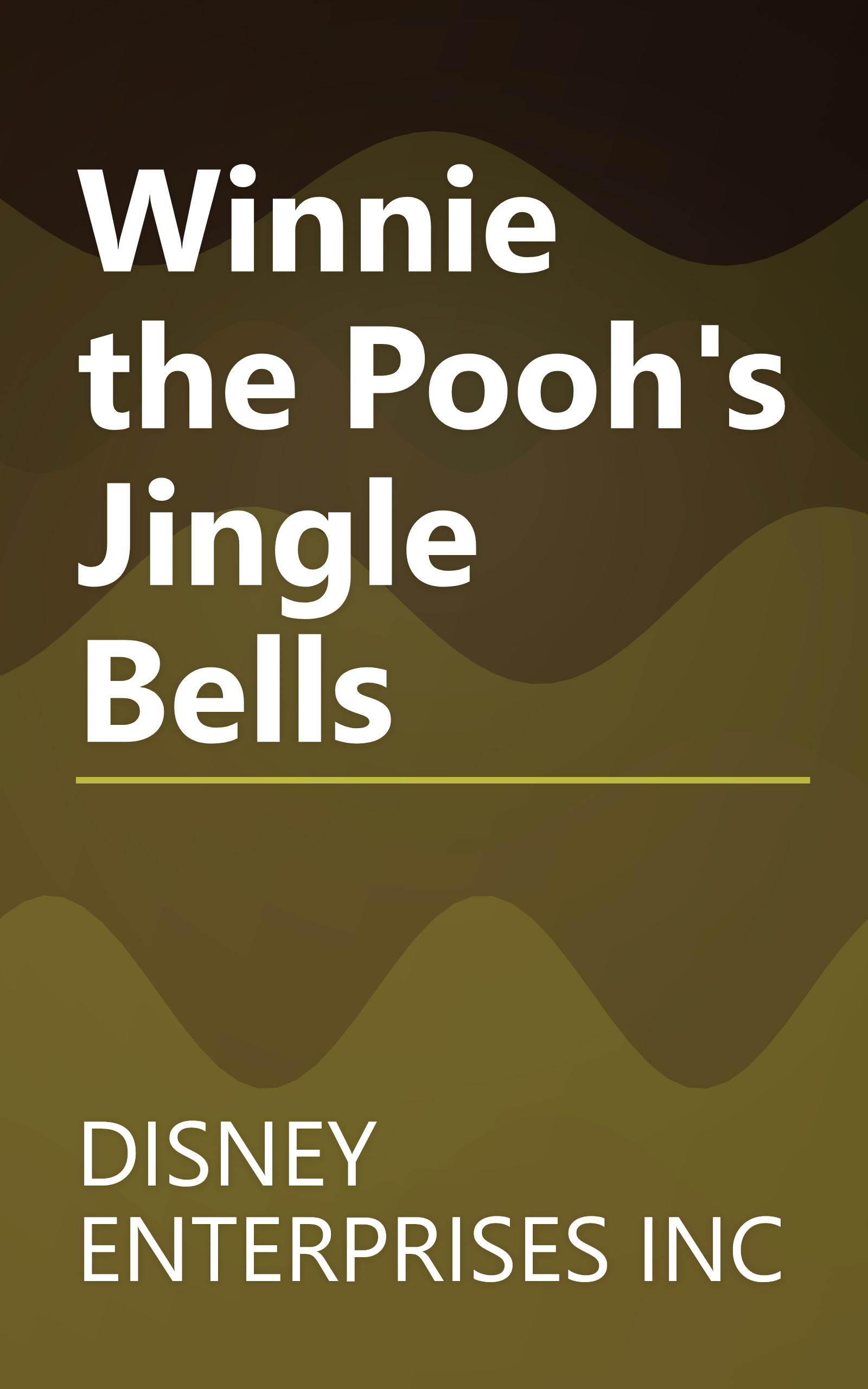 Winnie the Pooh's Jingle Bells book cover
