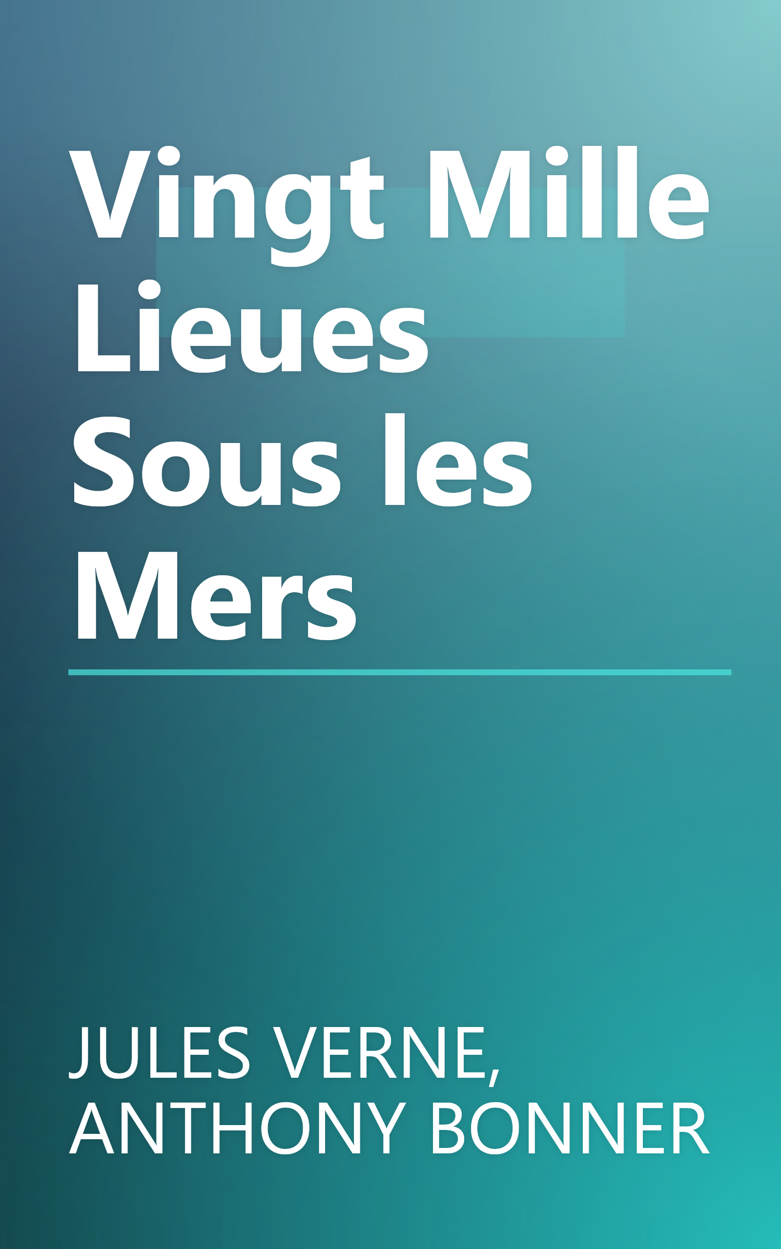 Vingt Mille Lieues Sous les Mers book cover