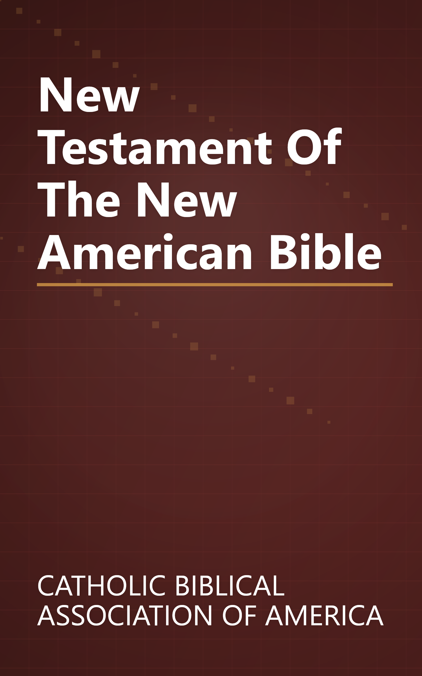 New Testament Of The New American Bible book cover