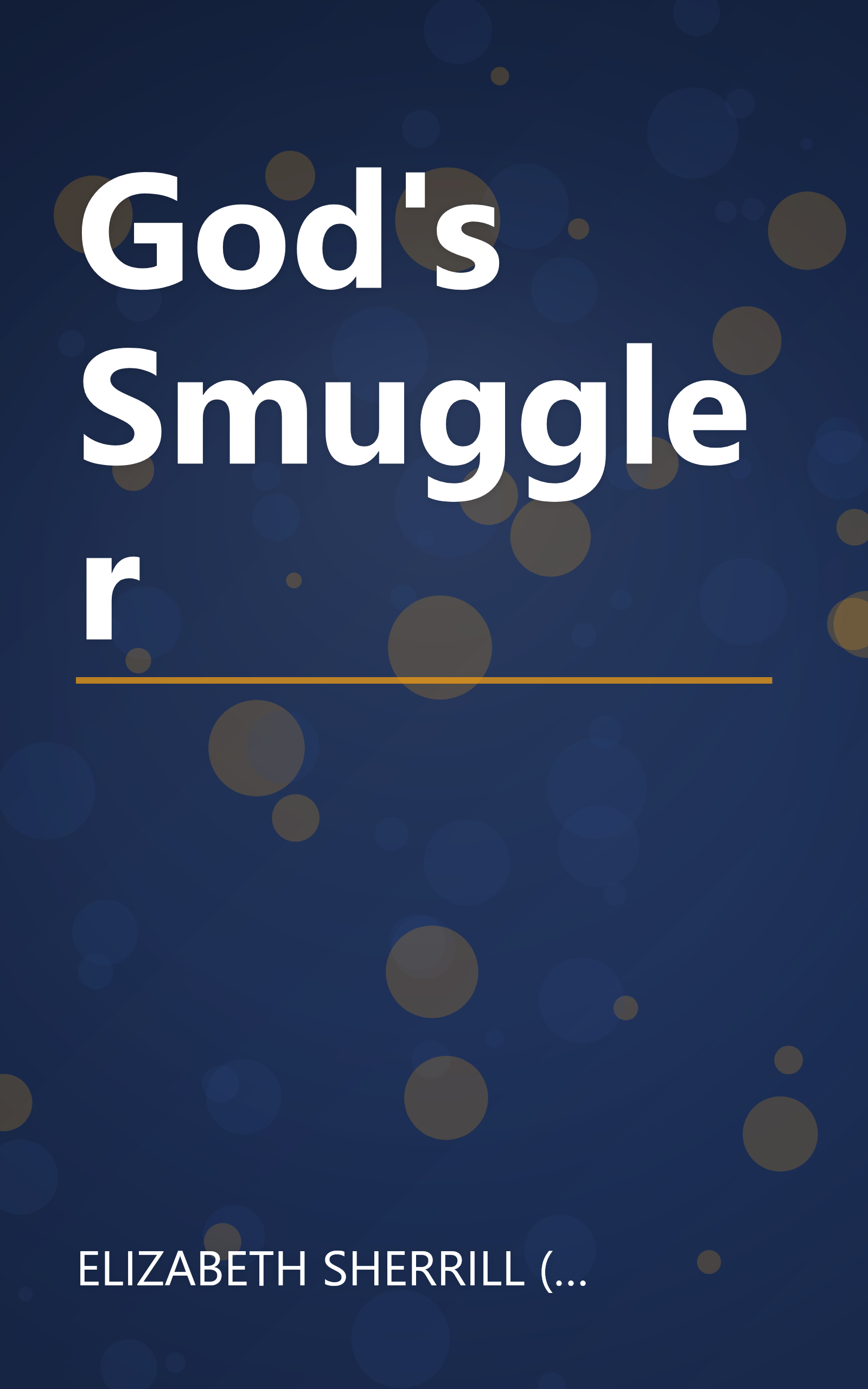 God's Smuggler book cover