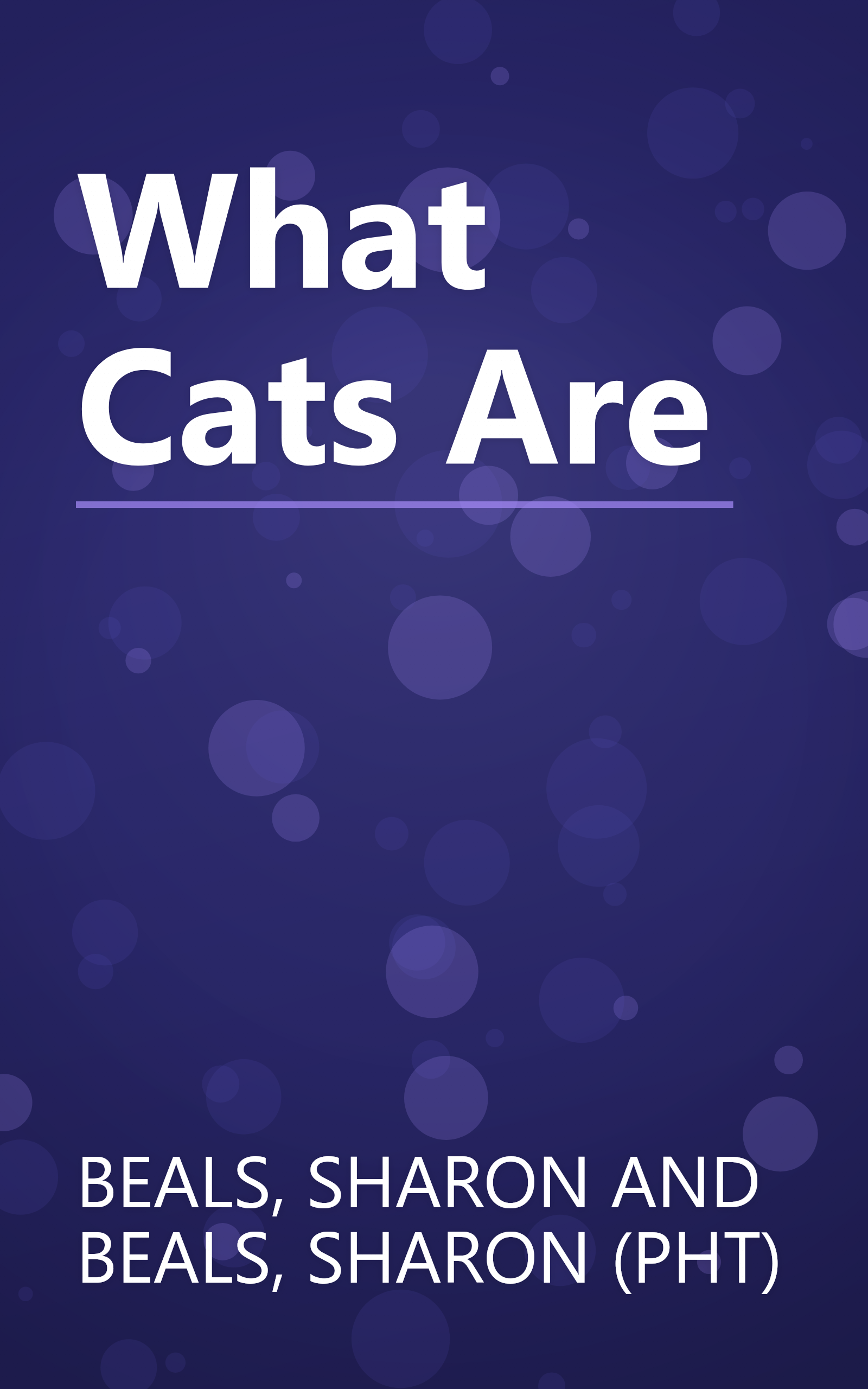 What Cats Are book cover