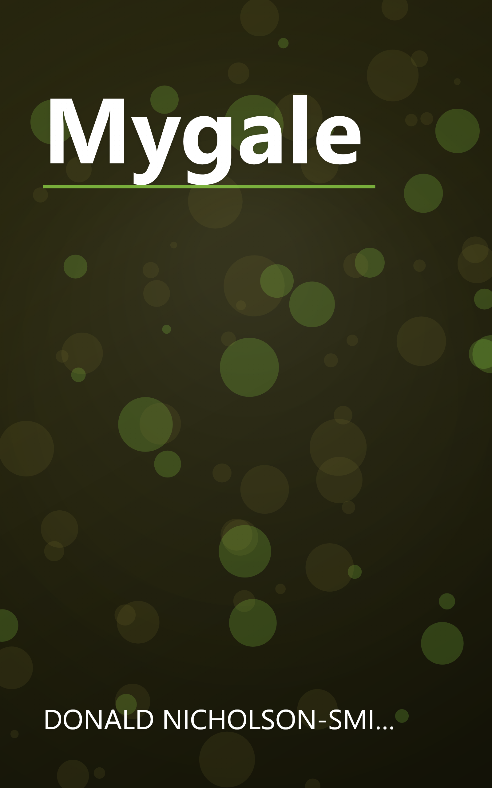 Mygale book cover