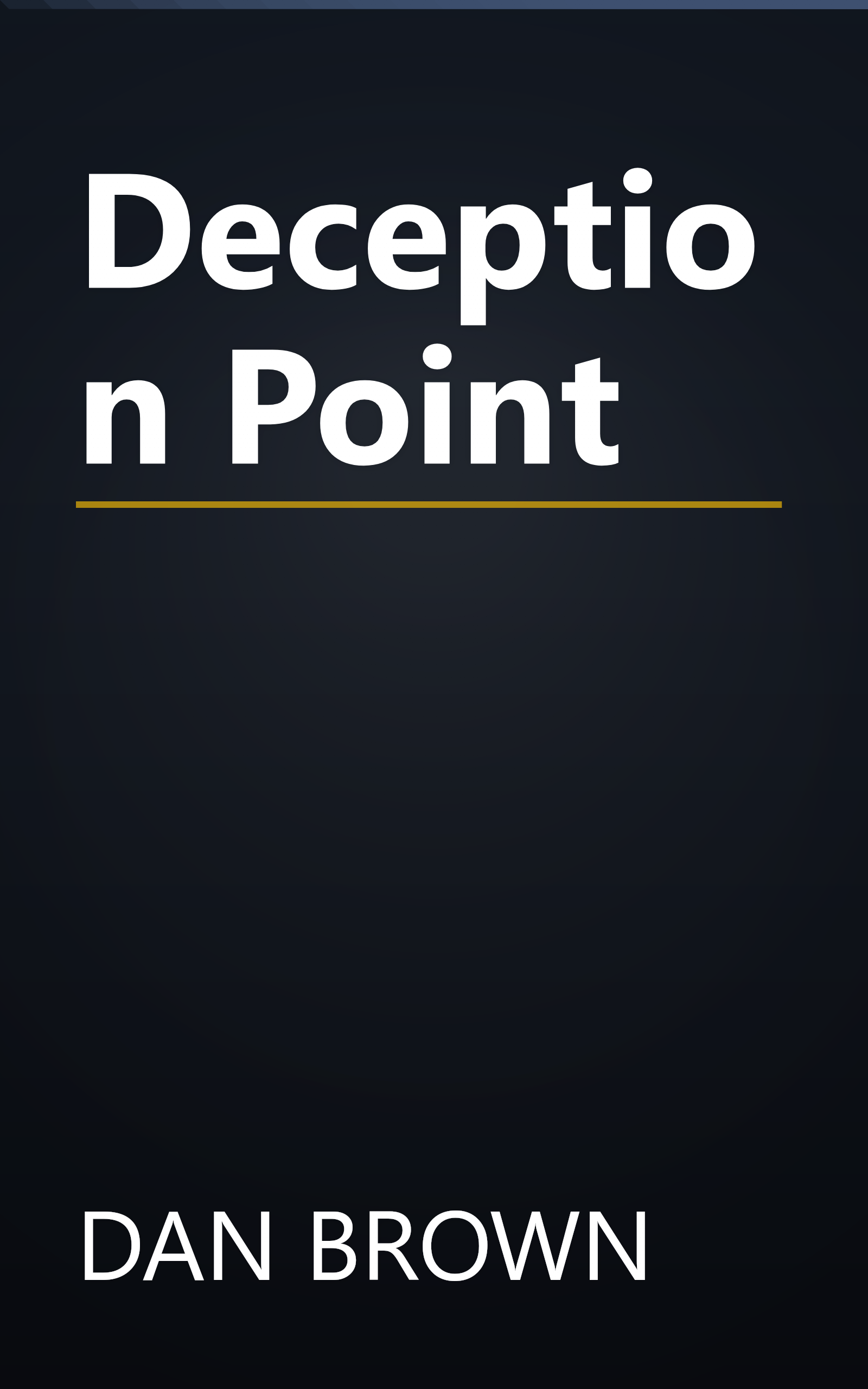 Deception Point book cover