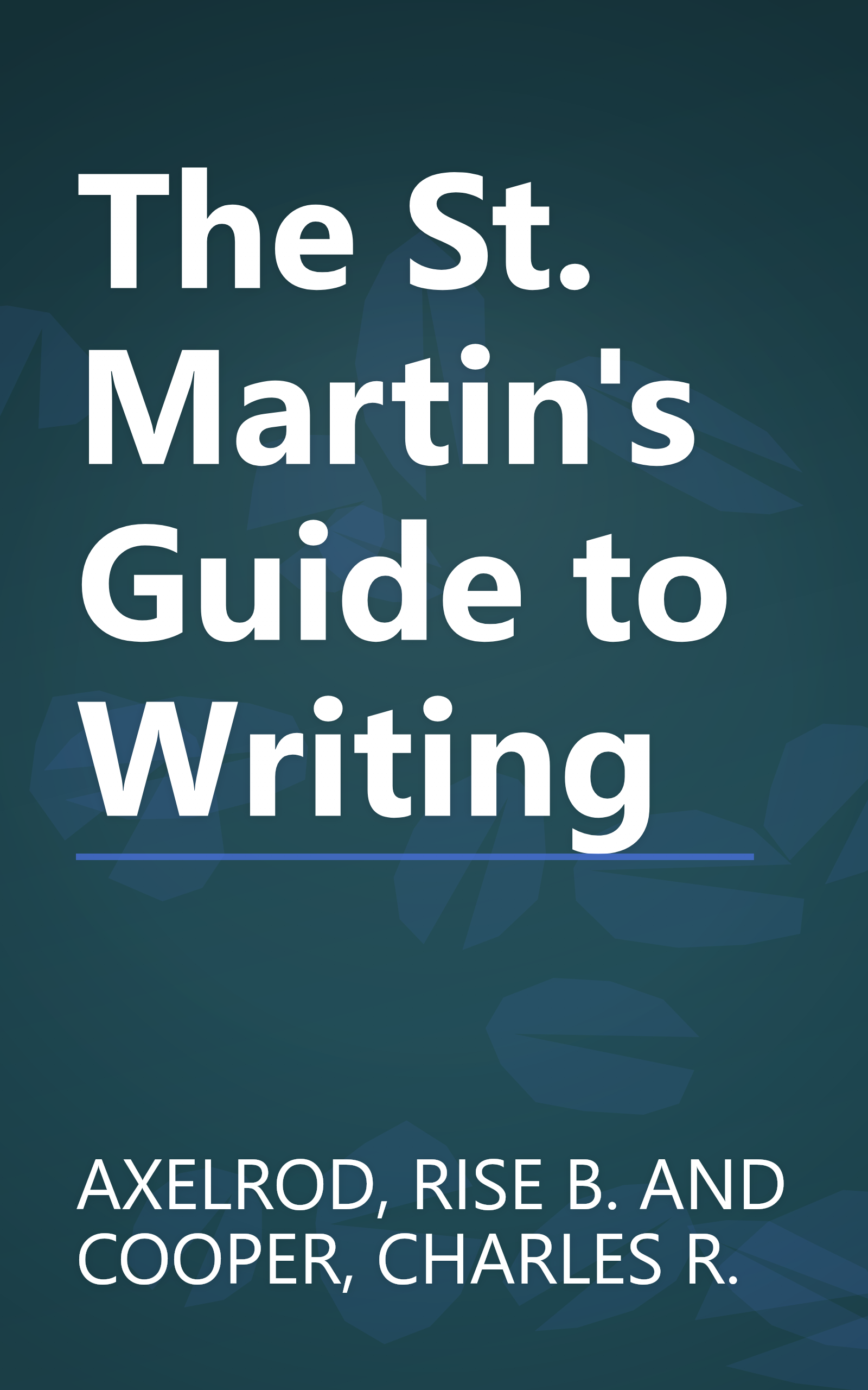 The St. Martin's Guide to Writing book cover