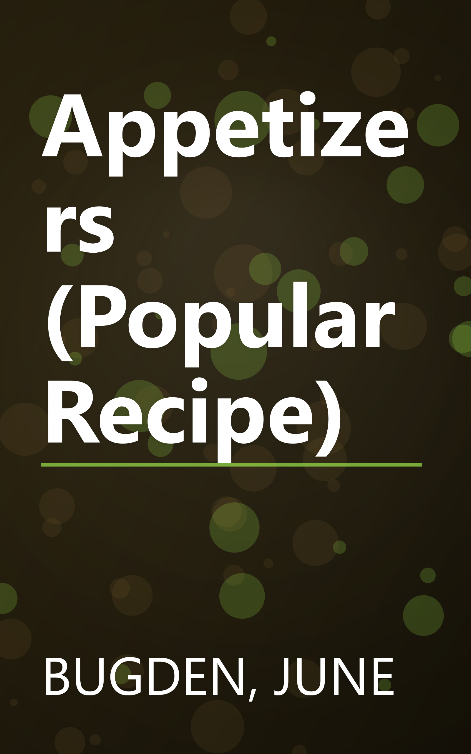 Appetizers (Popular Recipe) book cover