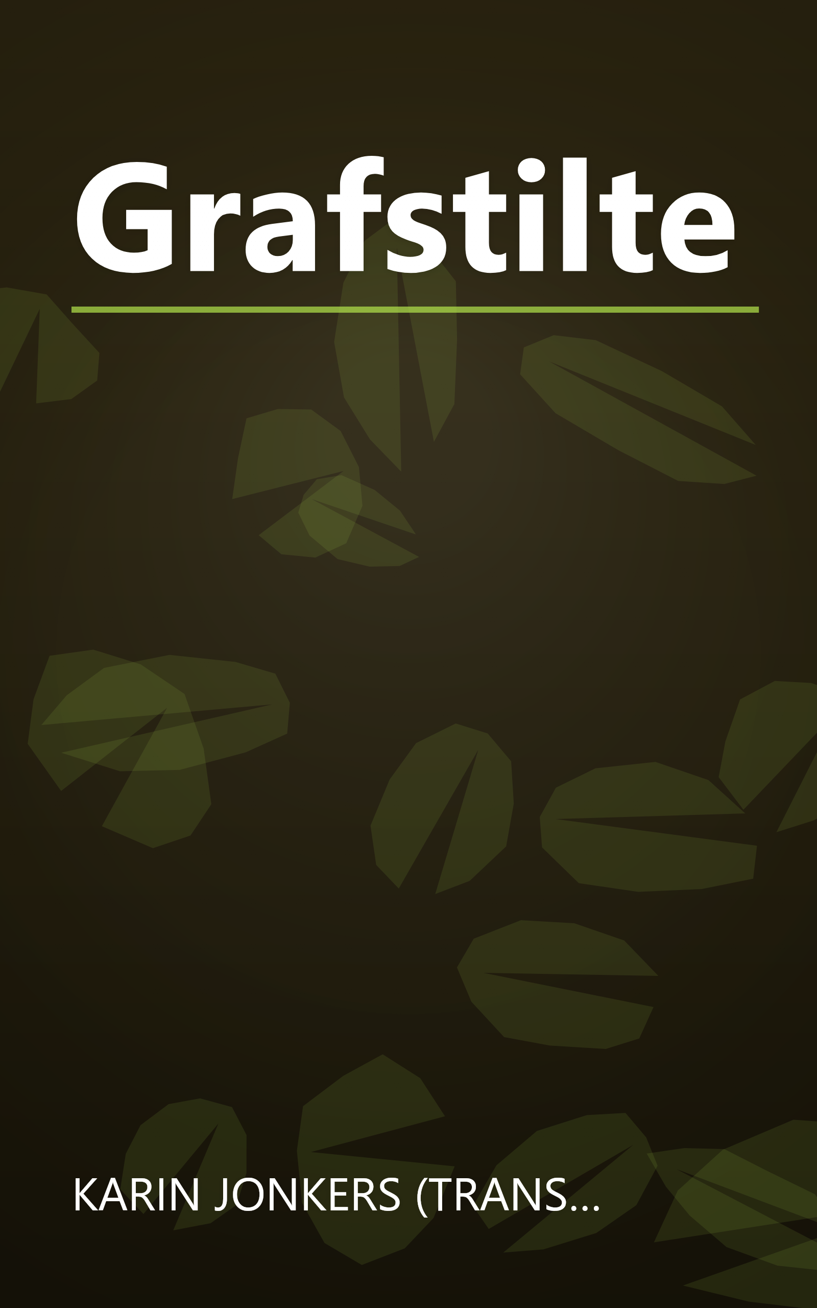 Grafstilte book cover