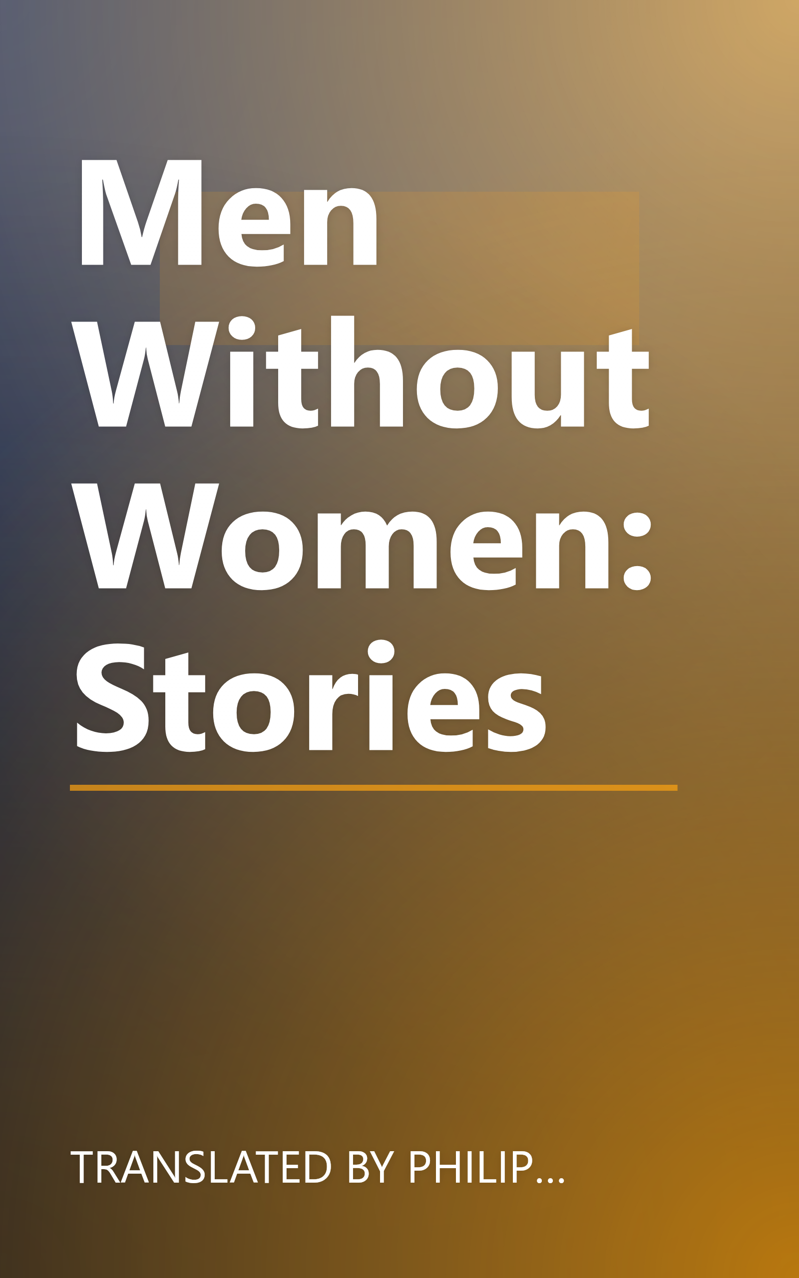 Men Without Women: Stories book cover