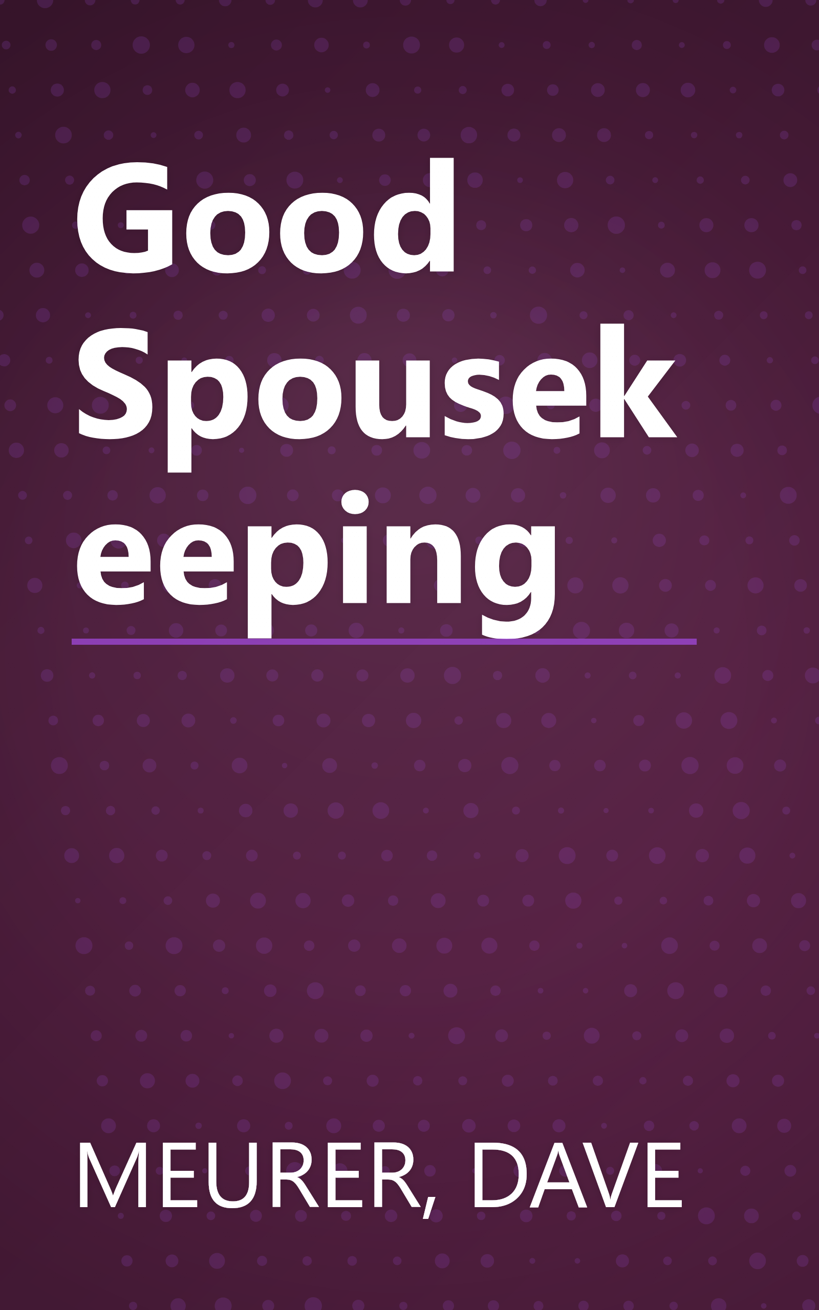 Good Spousekeeping book cover