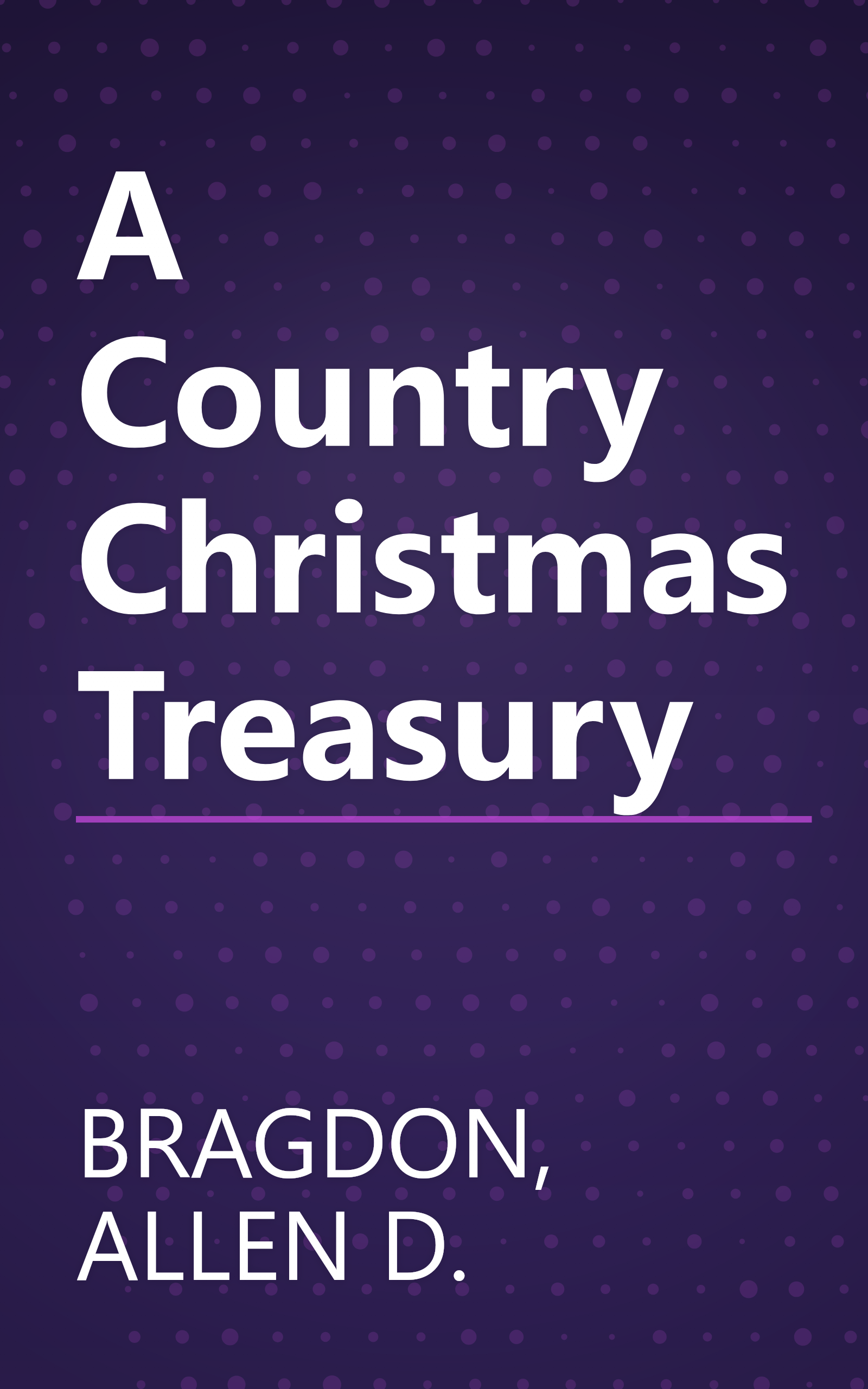 A Country Christmas Treasury book cover