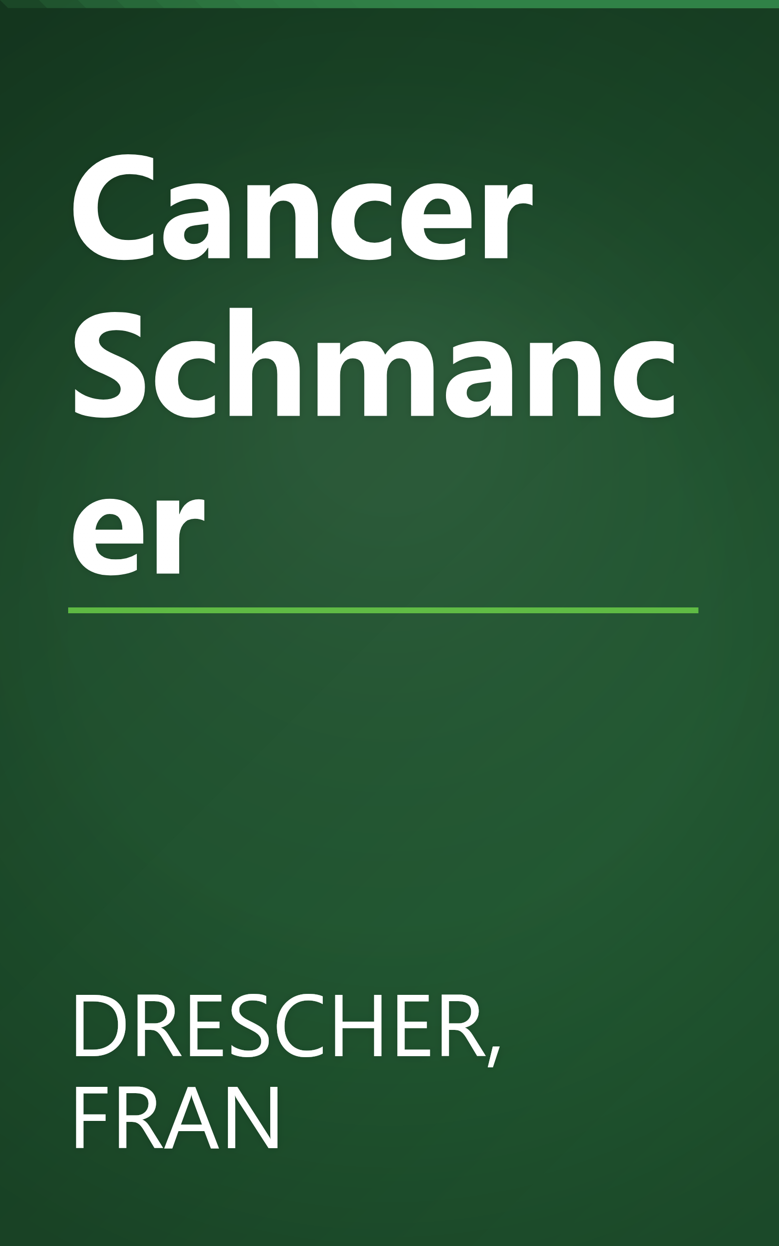 Cancer Schmancer book cover