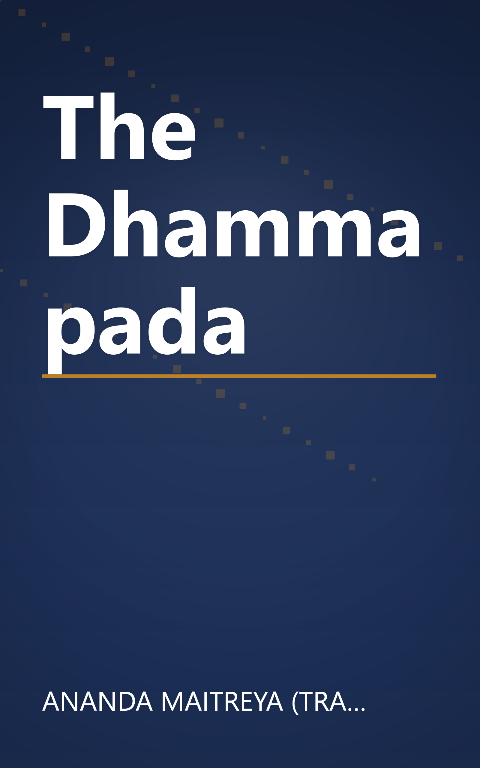 The Dhammapada book cover
