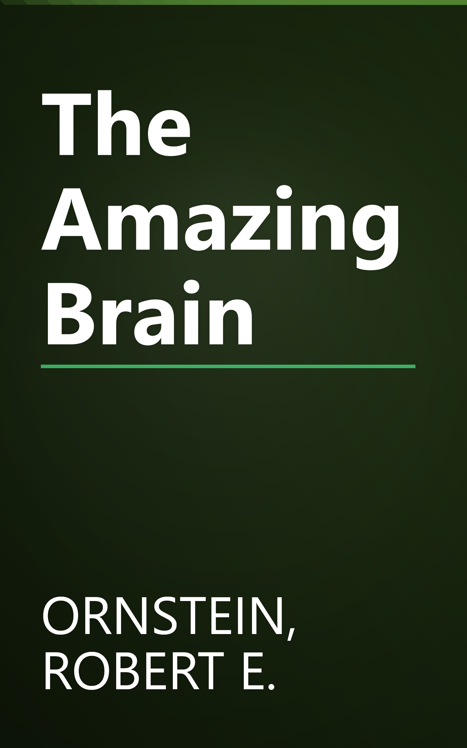 The Amazing Brain book cover