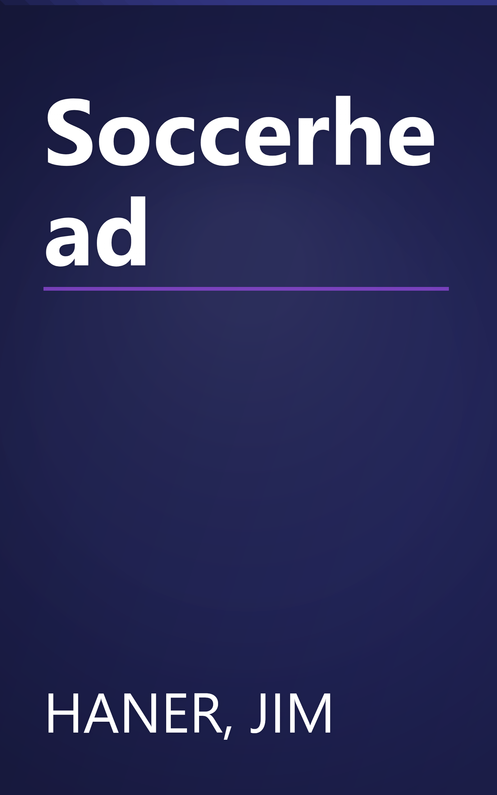 Soccerhead book cover