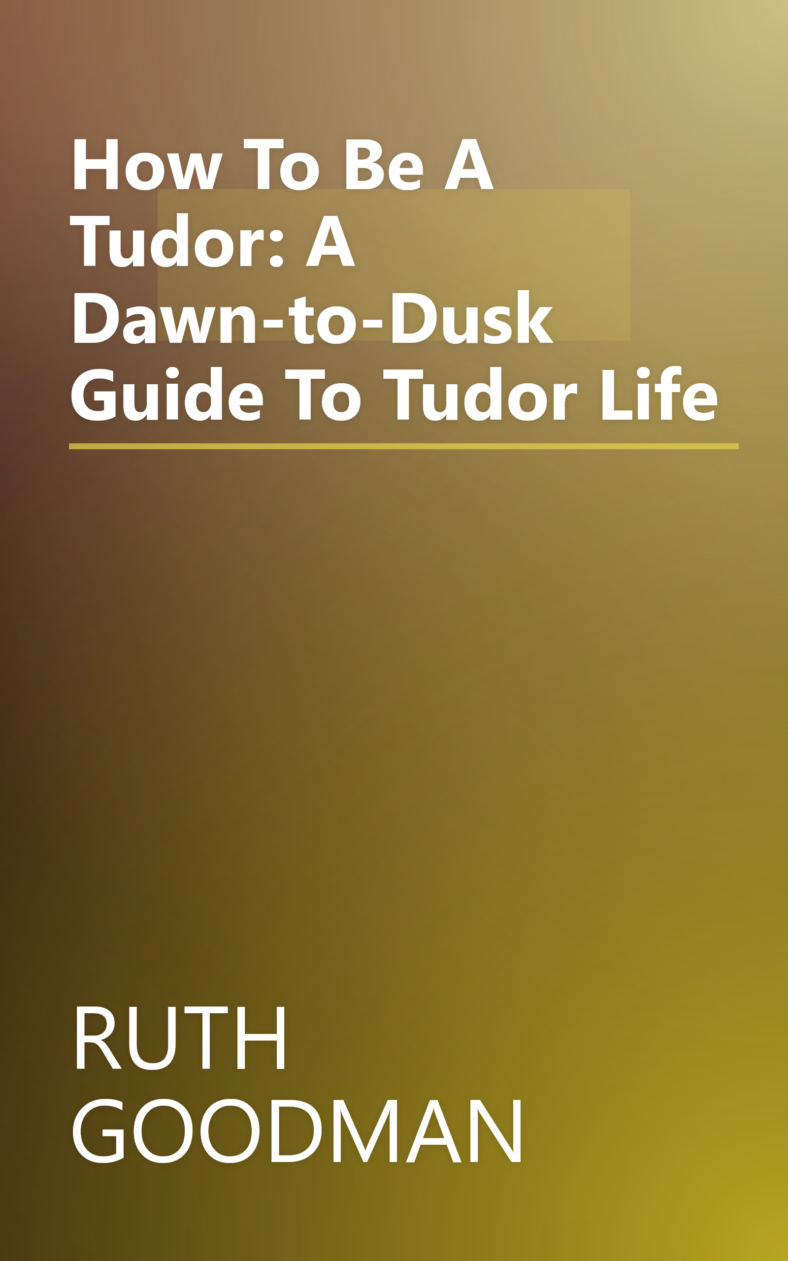 How To Be A Tudor: A Dawn-to-Dusk Guide To Tudor Life book cover