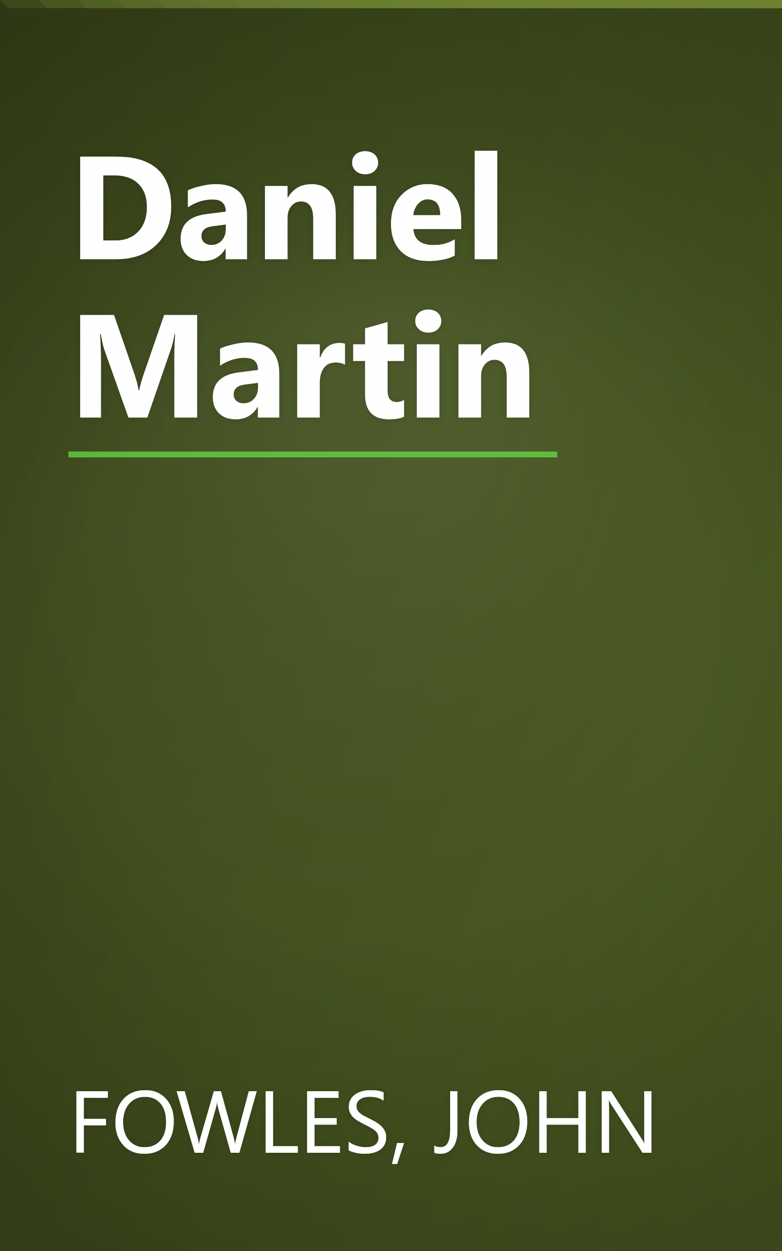 Daniel Martin book cover