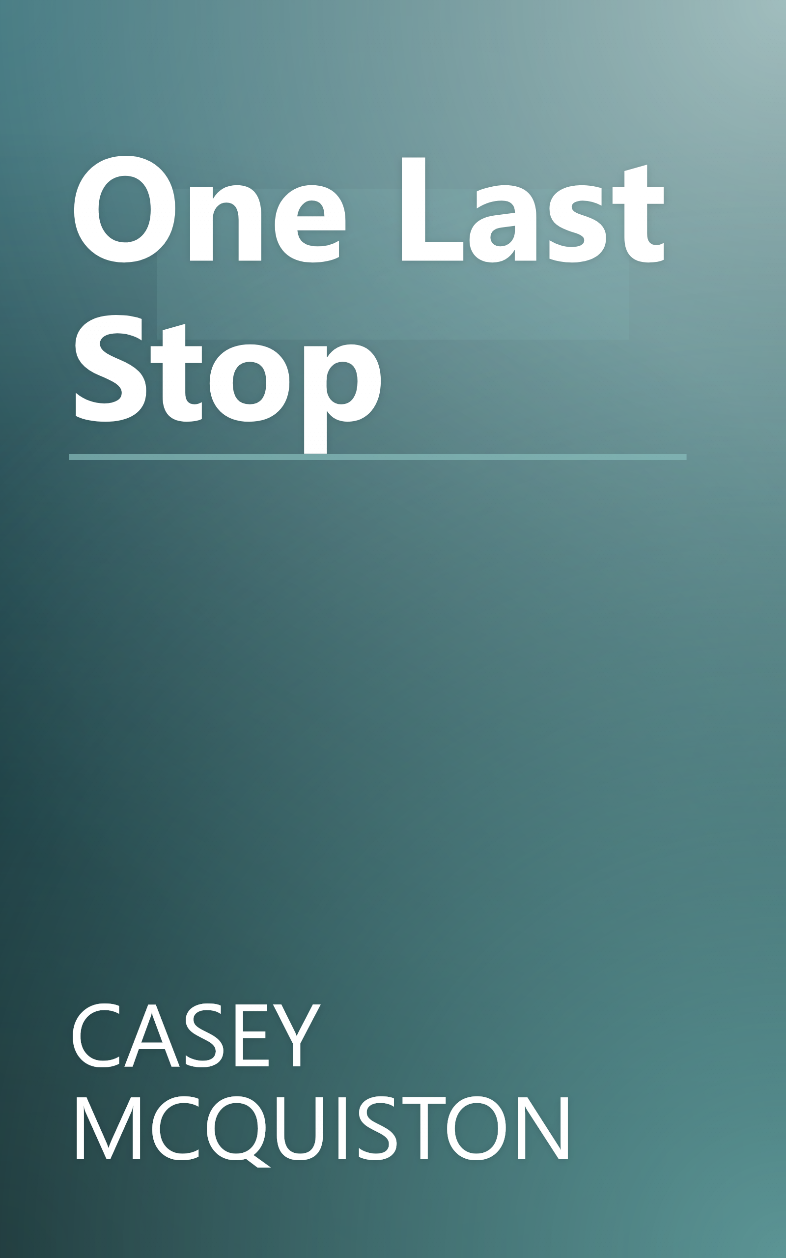 One Last Stop book cover