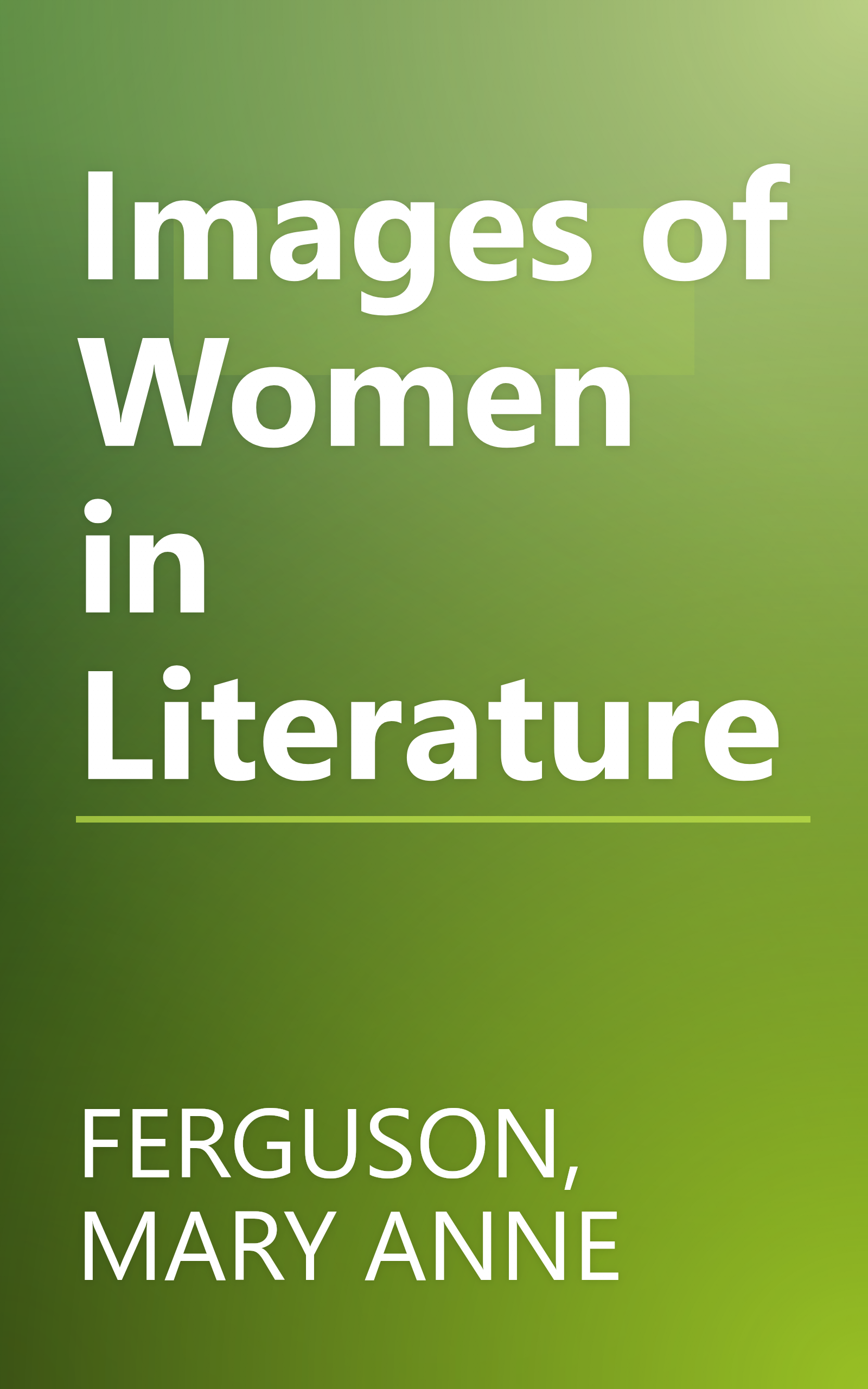 Images of Women in Literature book cover