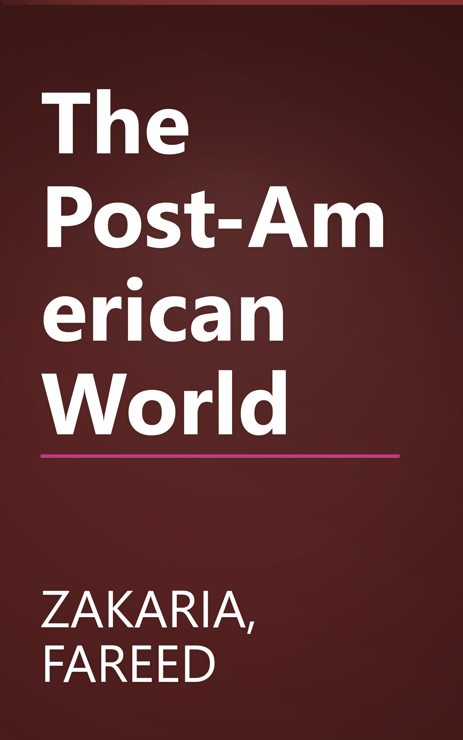 The Post-American World book cover