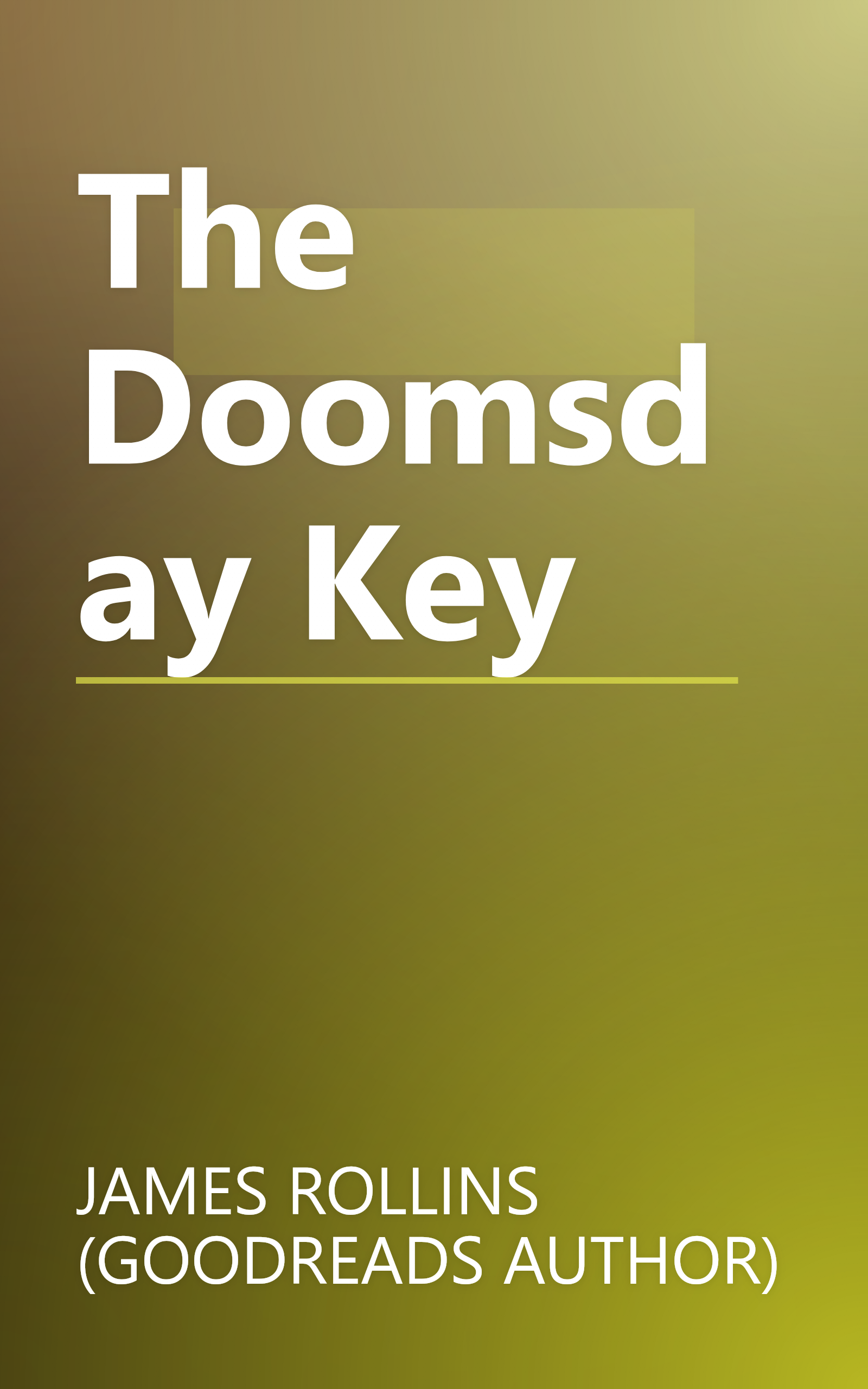 The Doomsday Key book cover
