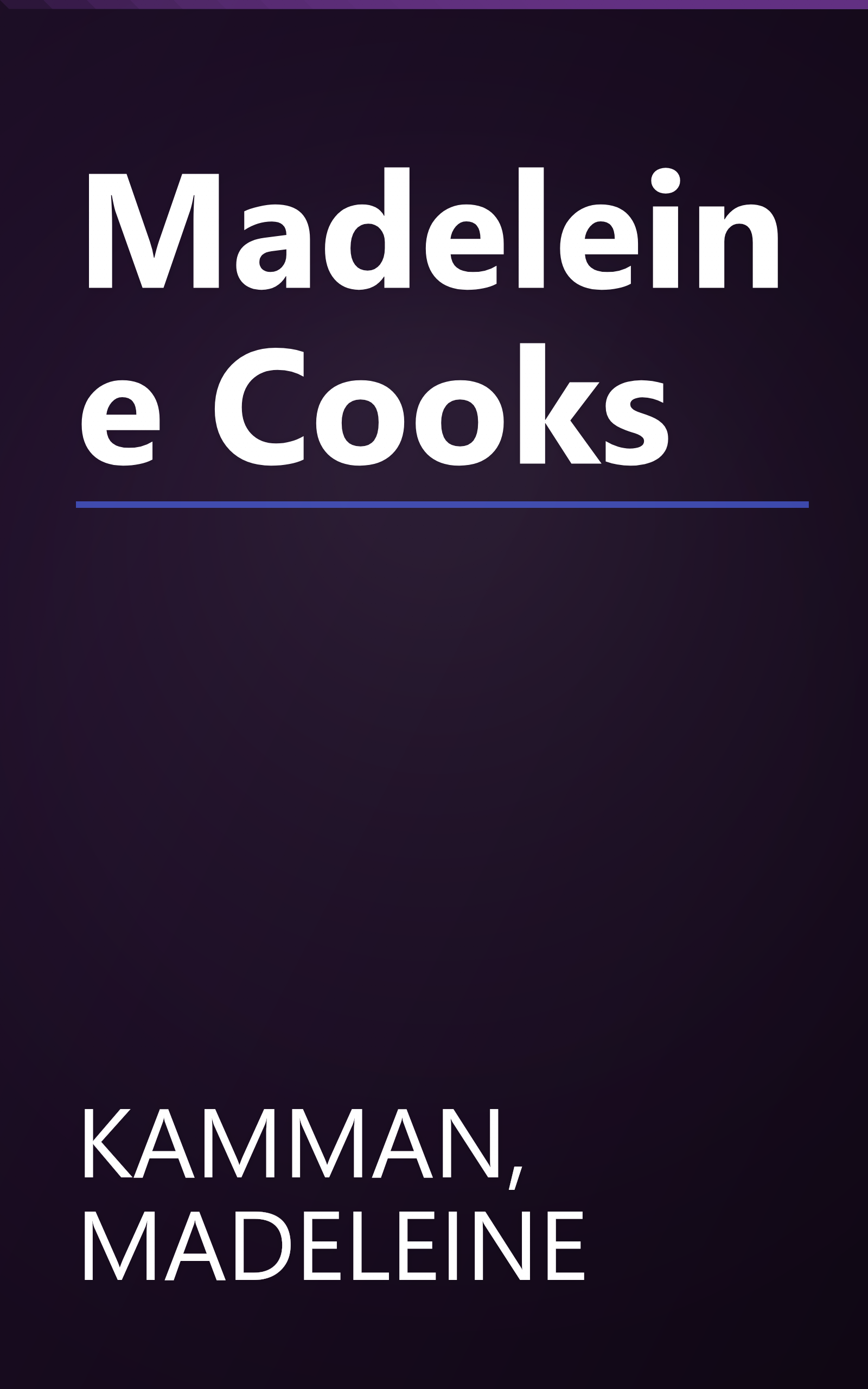 Madeleine Cooks book cover