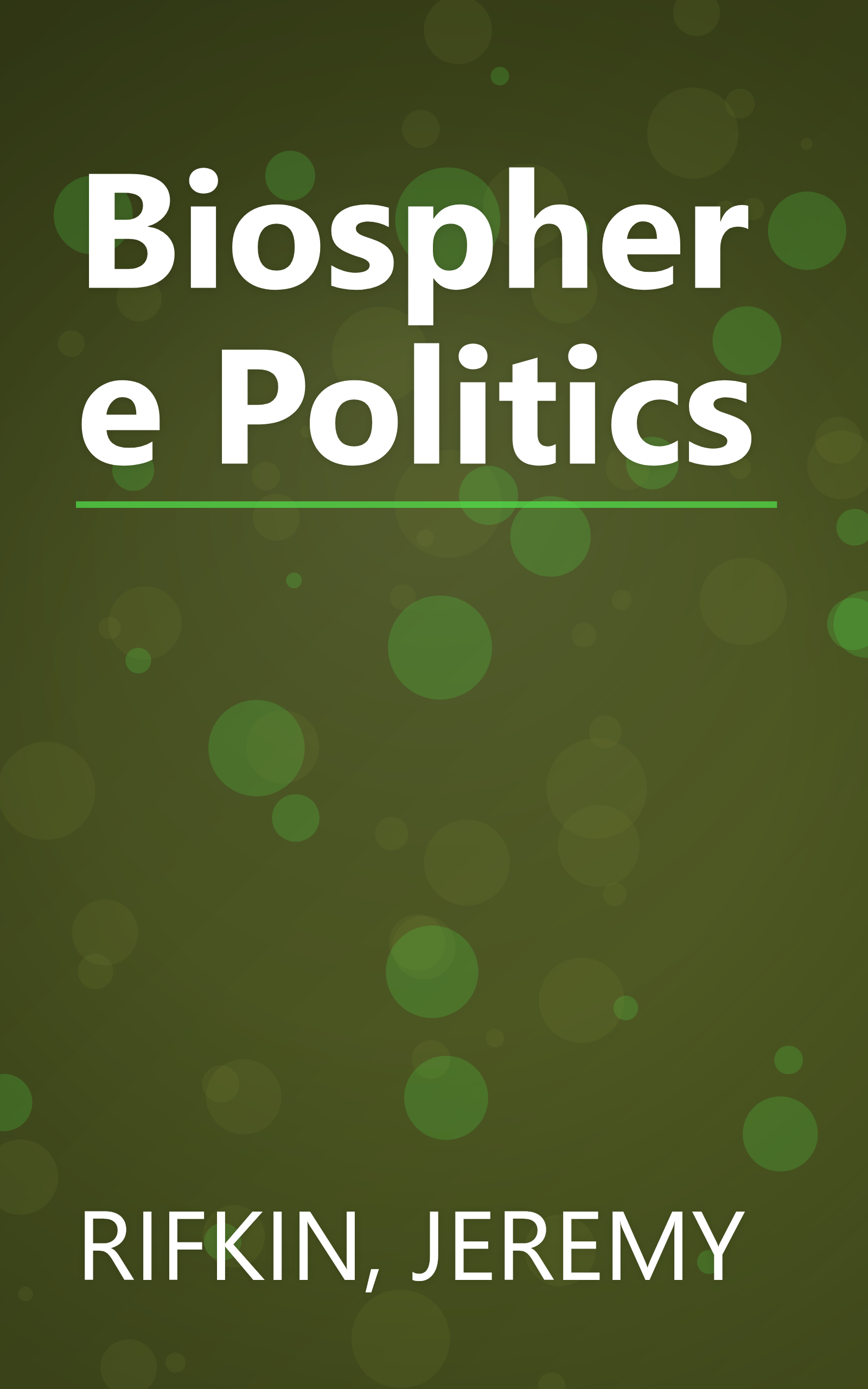 Biosphere Politics book cover