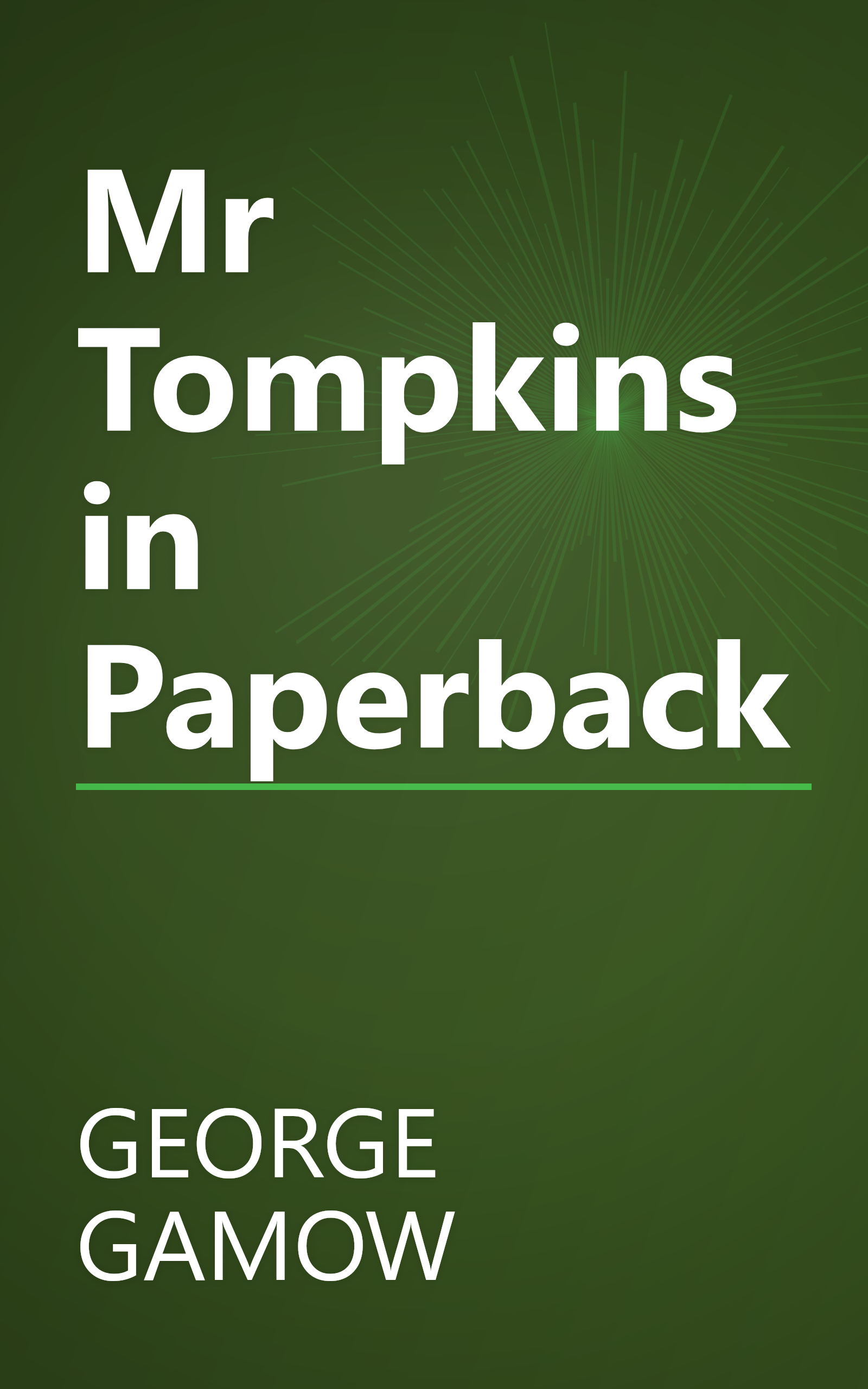 Mr Tompkins in Paperback book cover