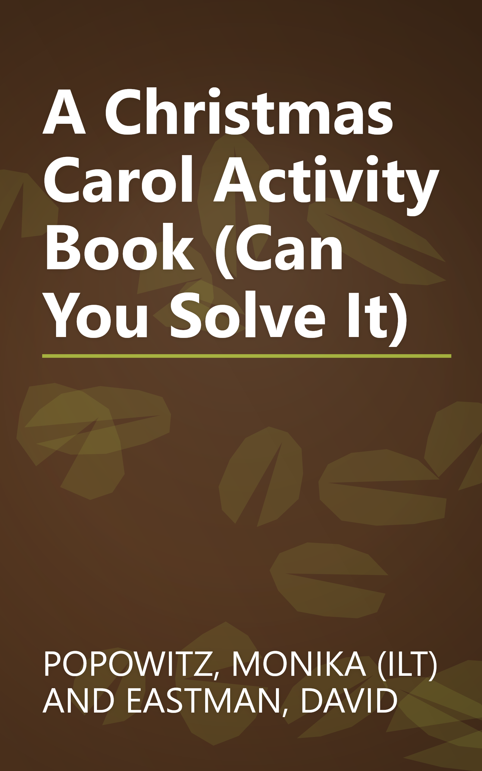 A Christmas Carol Activity Book (Can You Solve It) book cover