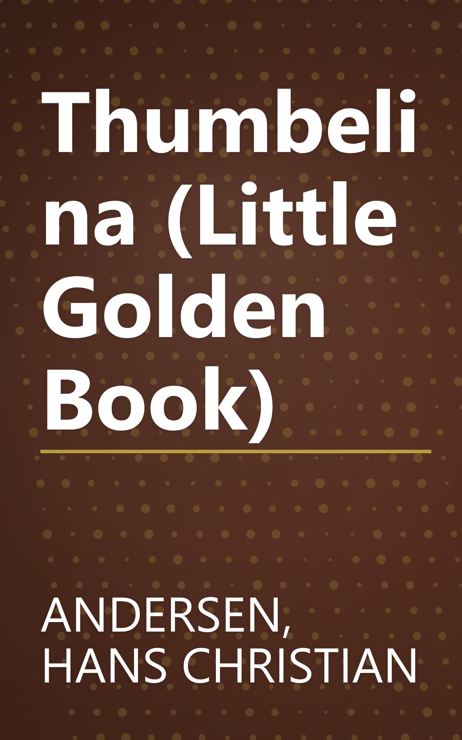 Thumbelina (Little Golden Book) book cover