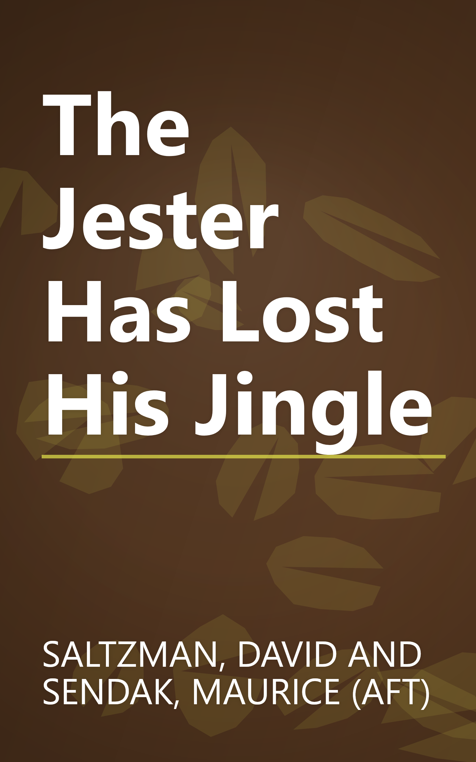 The Jester Has Lost His Jingle book cover