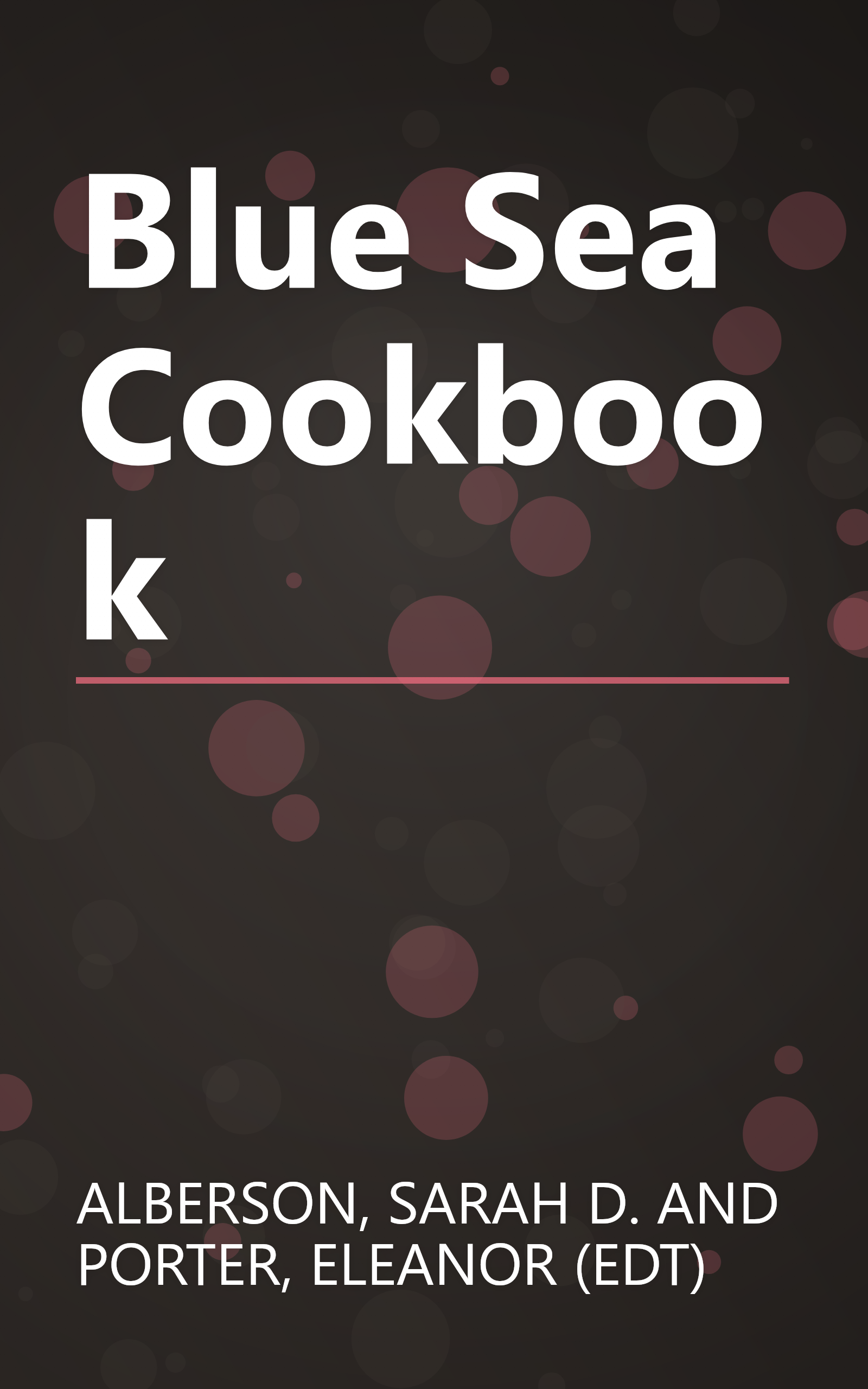 Blue Sea Cookbook book cover
