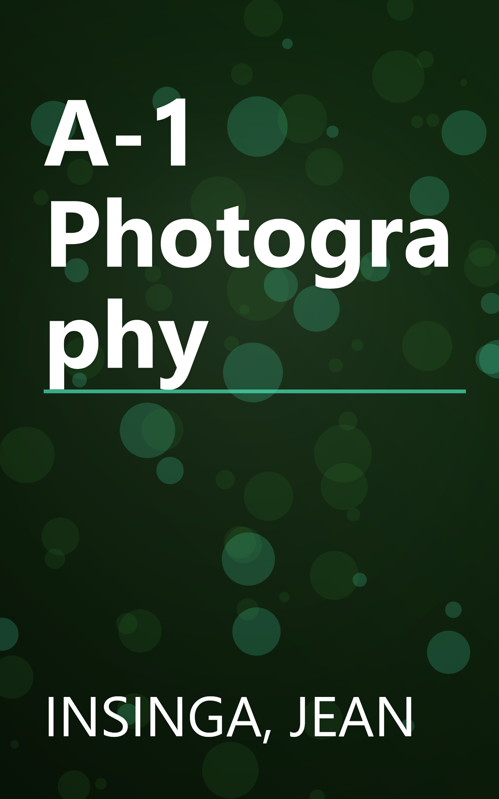 A-1 Photography book cover