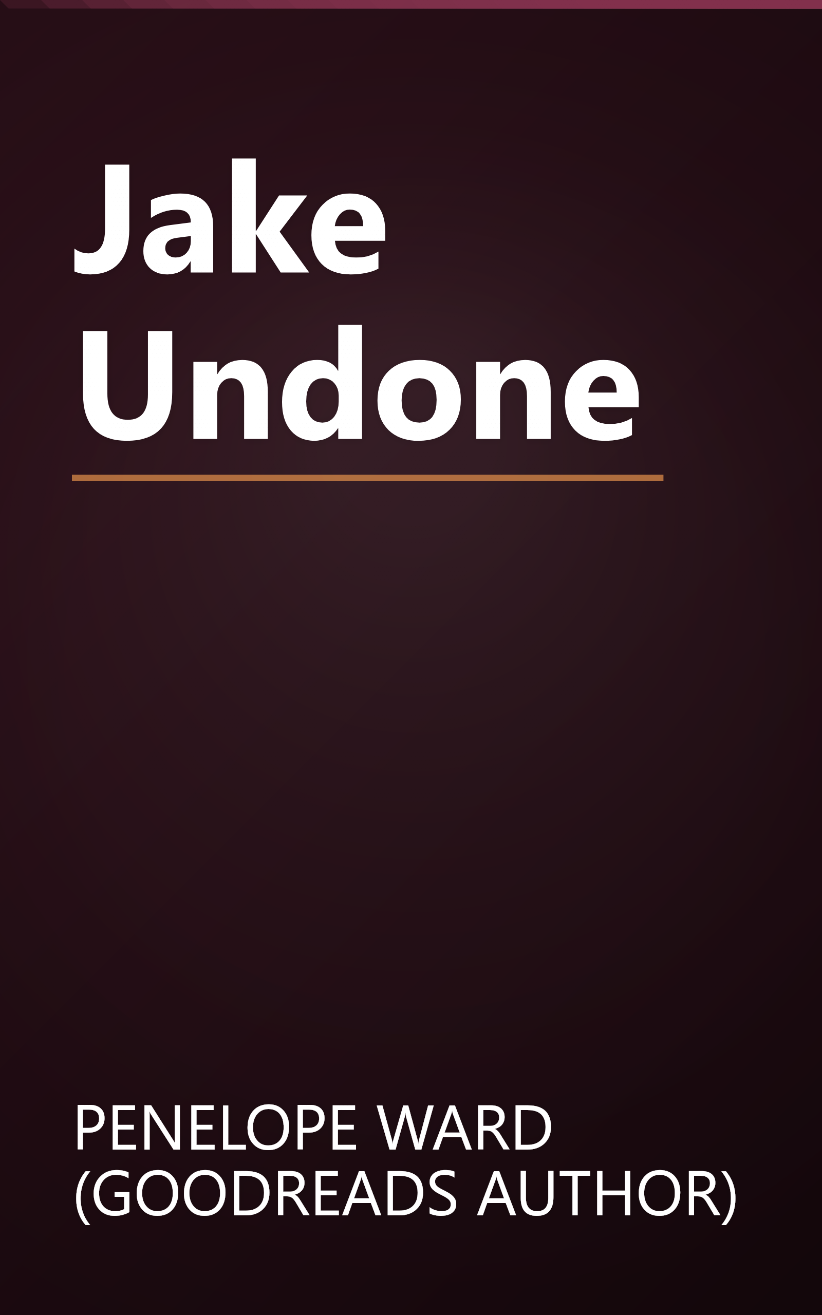 Jake Undone book cover