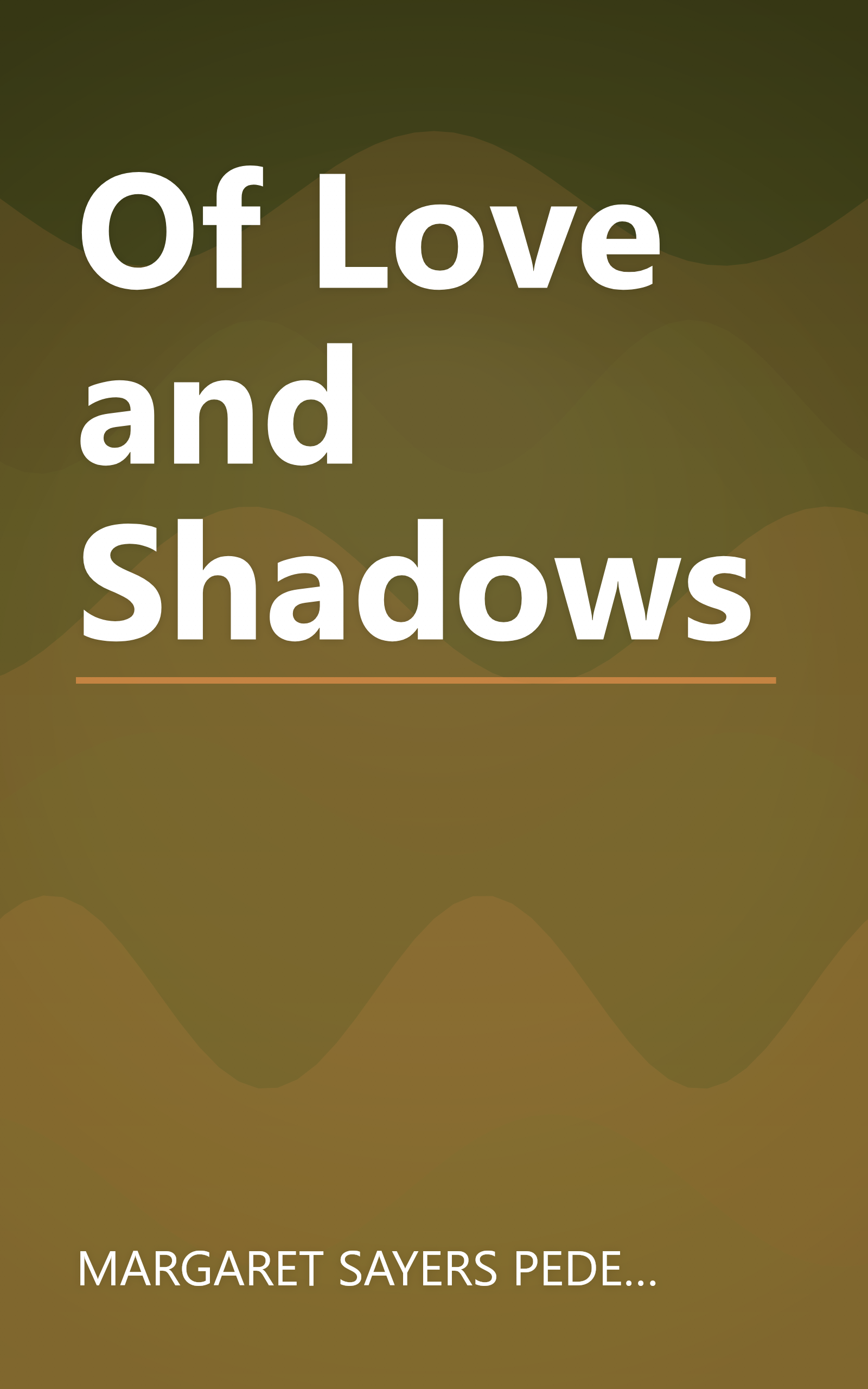 Of Love and Shadows book cover