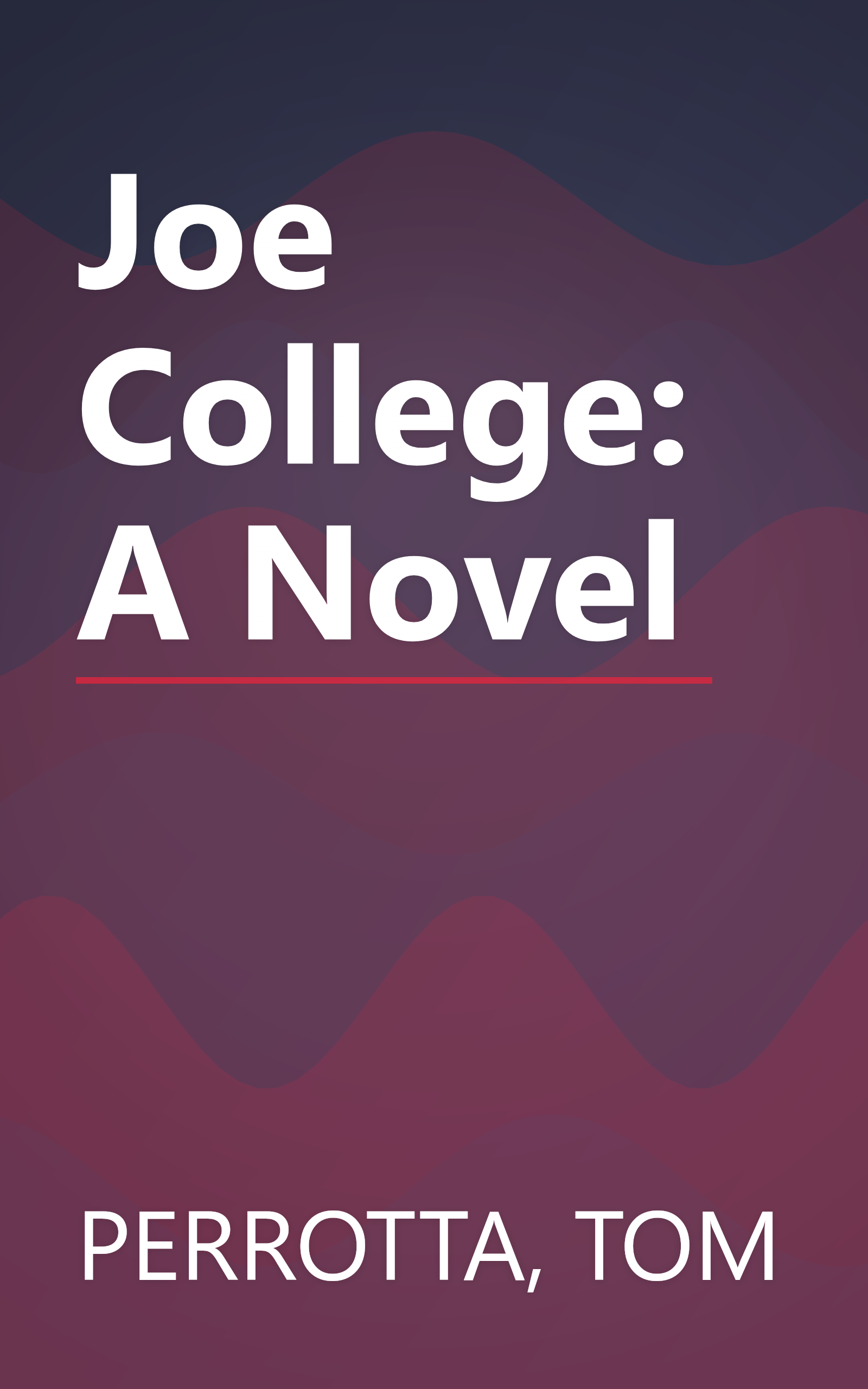 Joe College: A Novel book cover