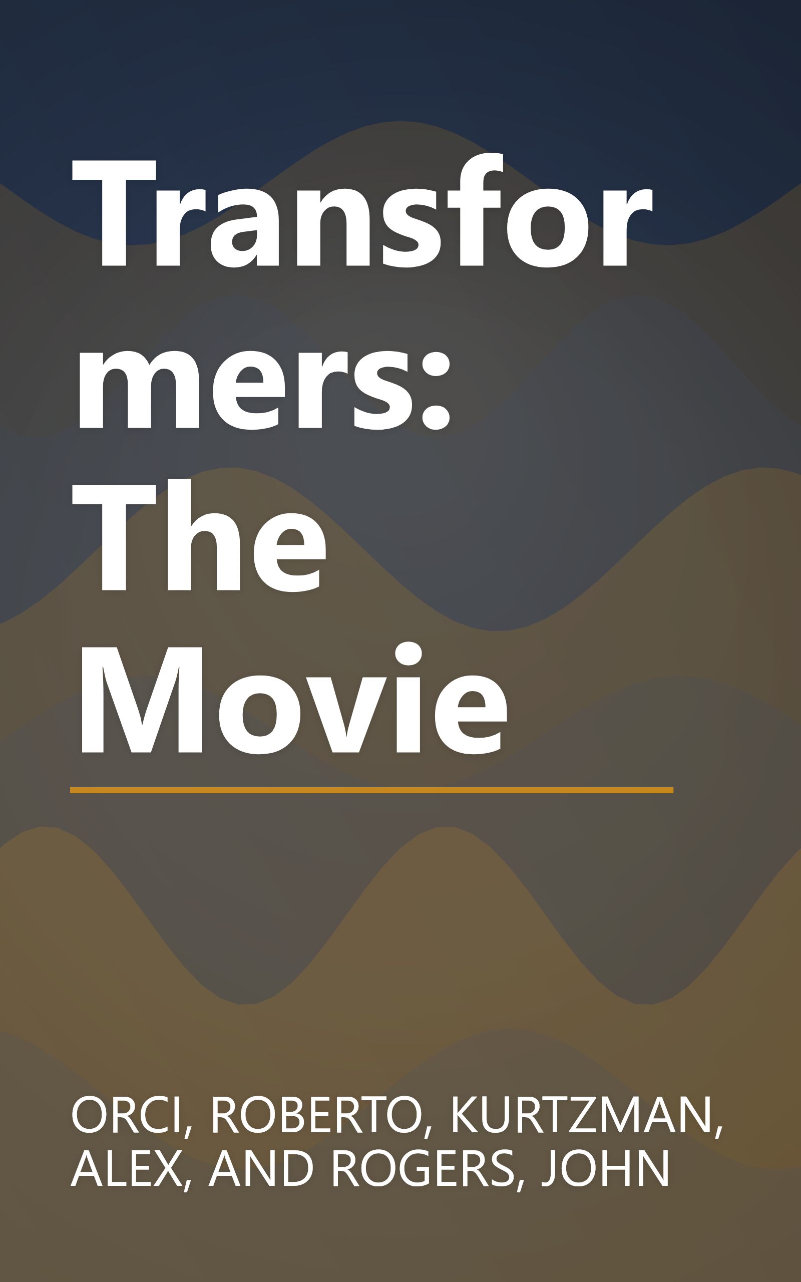 Transformers: The Movie book cover