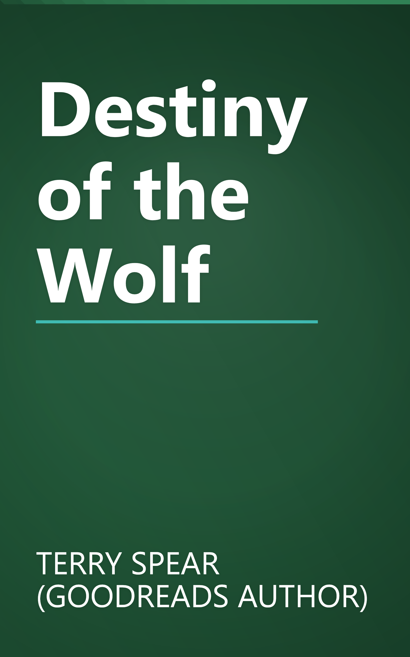 Destiny of the Wolf book cover