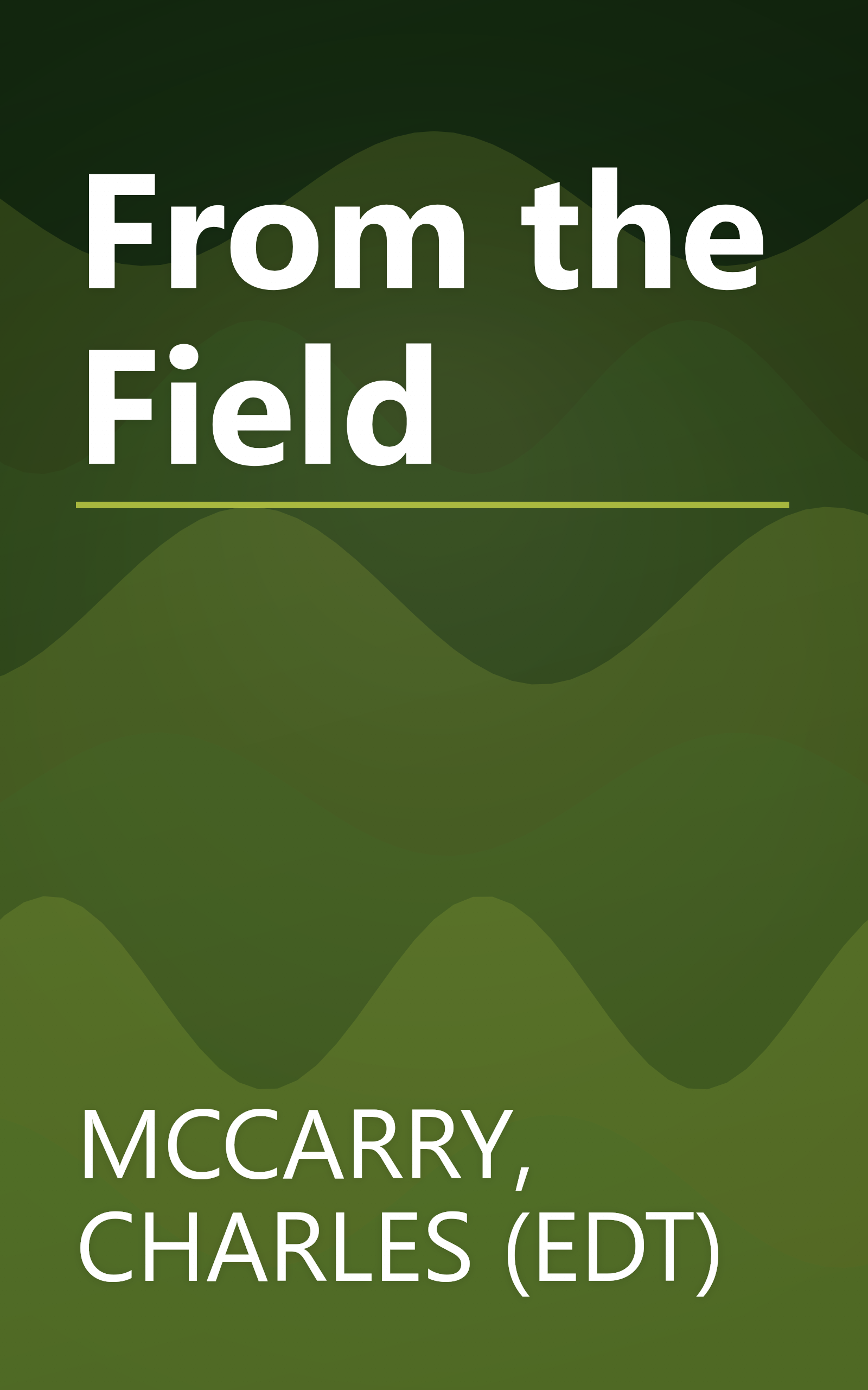 From the Field book cover