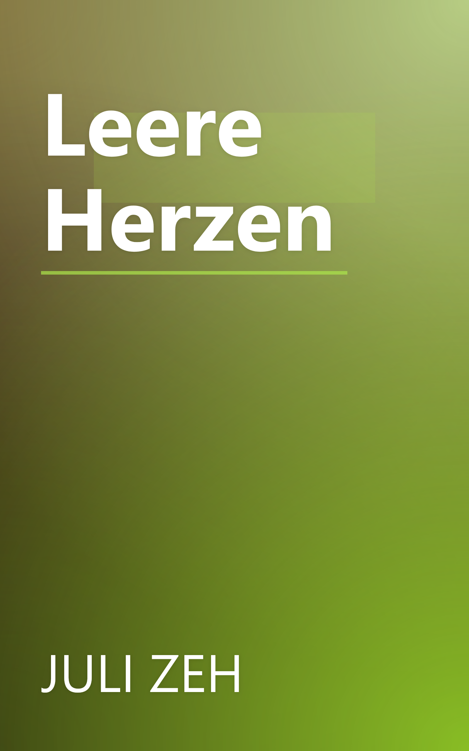 Leere Herzen book cover