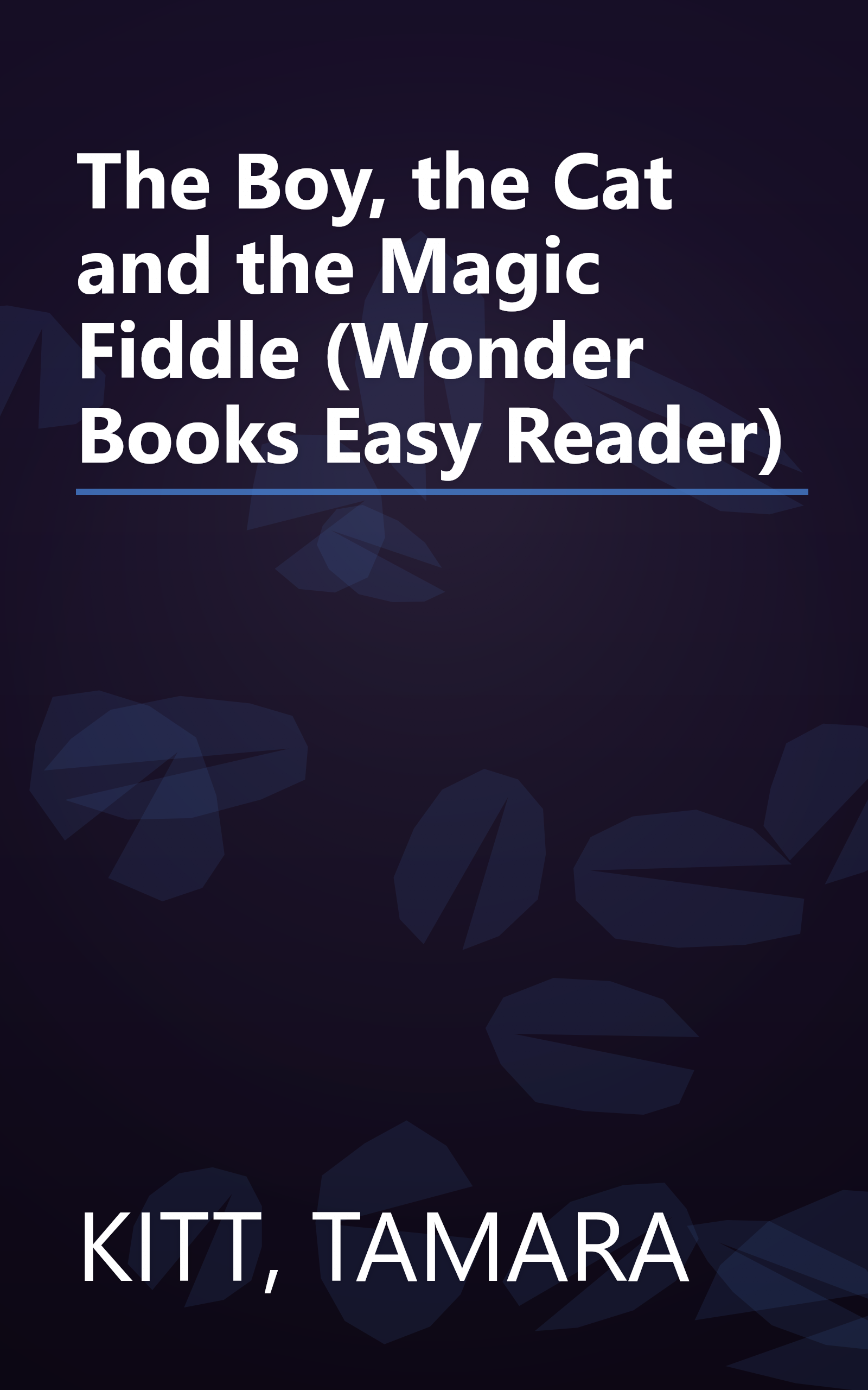 The Boy, the Cat and the Magic Fiddle (Wonder Books Easy Reader) book cover