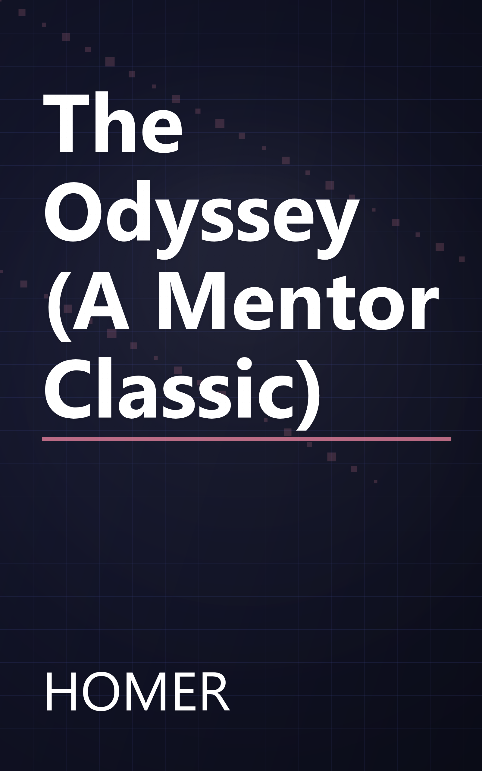 The Odyssey (A Mentor Classic) book cover