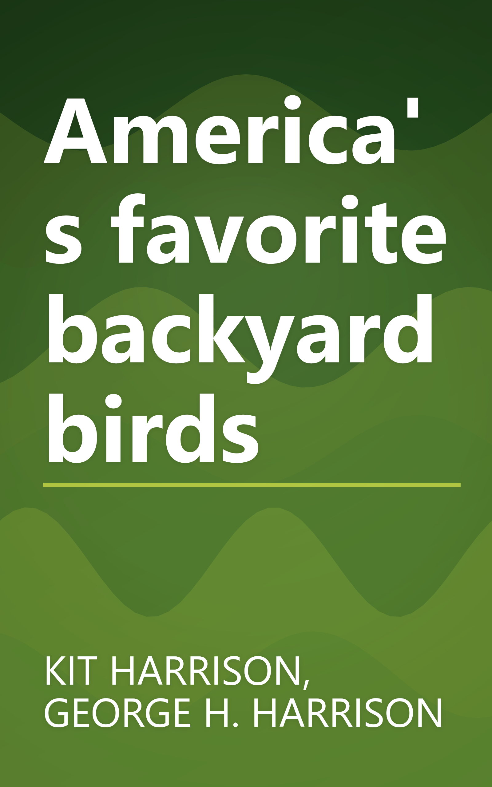America's favorite backyard birds book cover