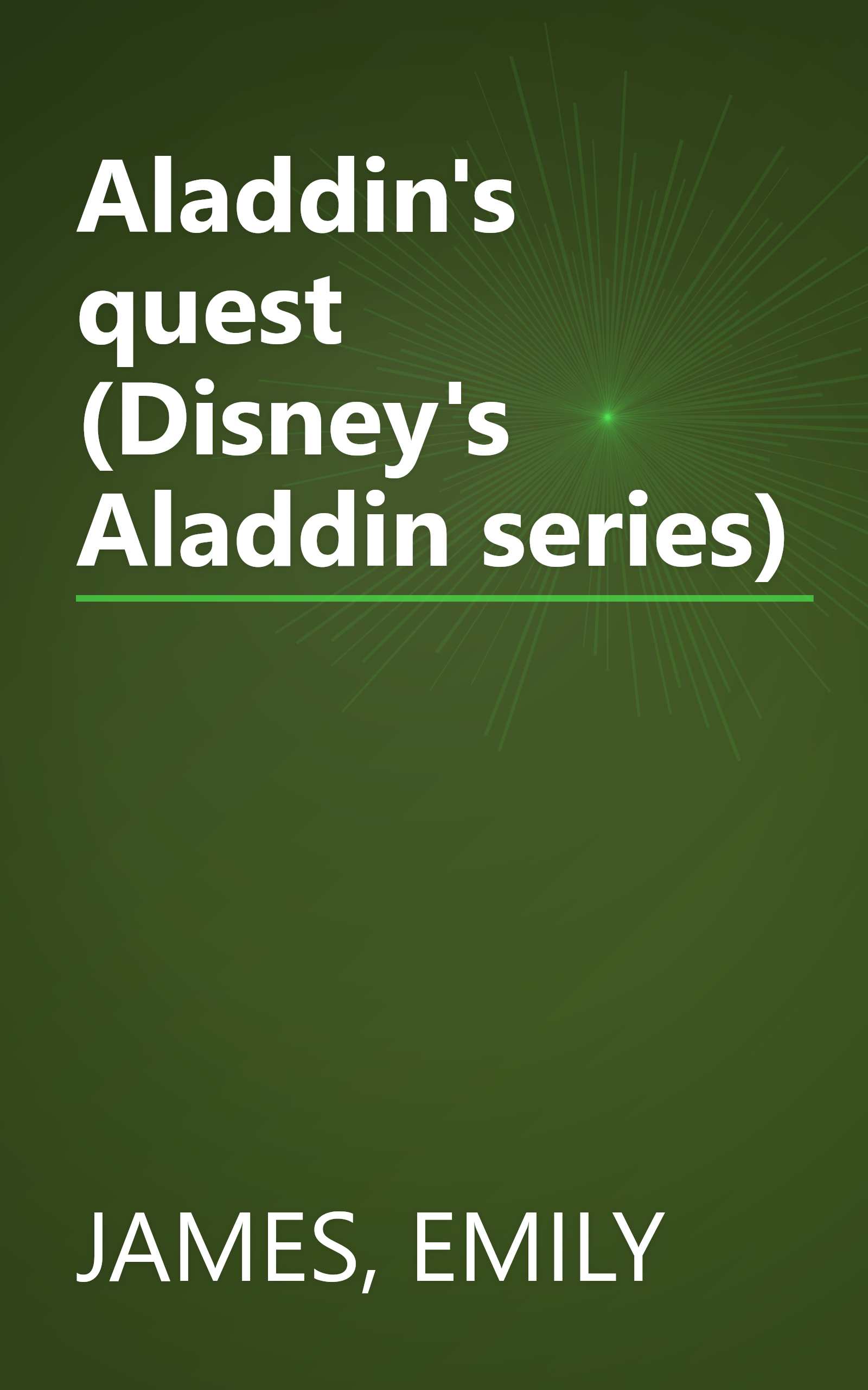 Aladdin's quest (Disney's Aladdin series) book cover