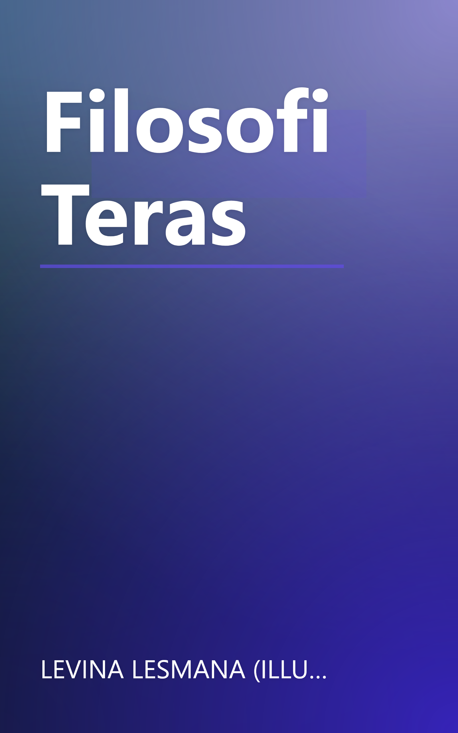 Filosofi Teras book cover