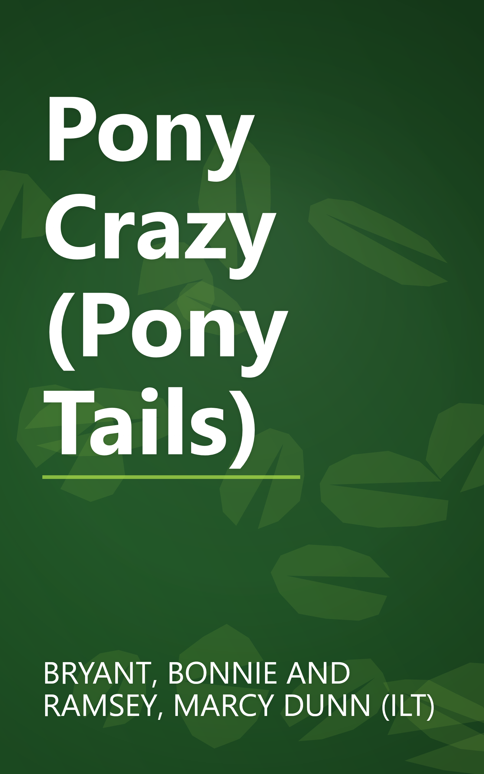 Pony Crazy (Pony Tails) book cover