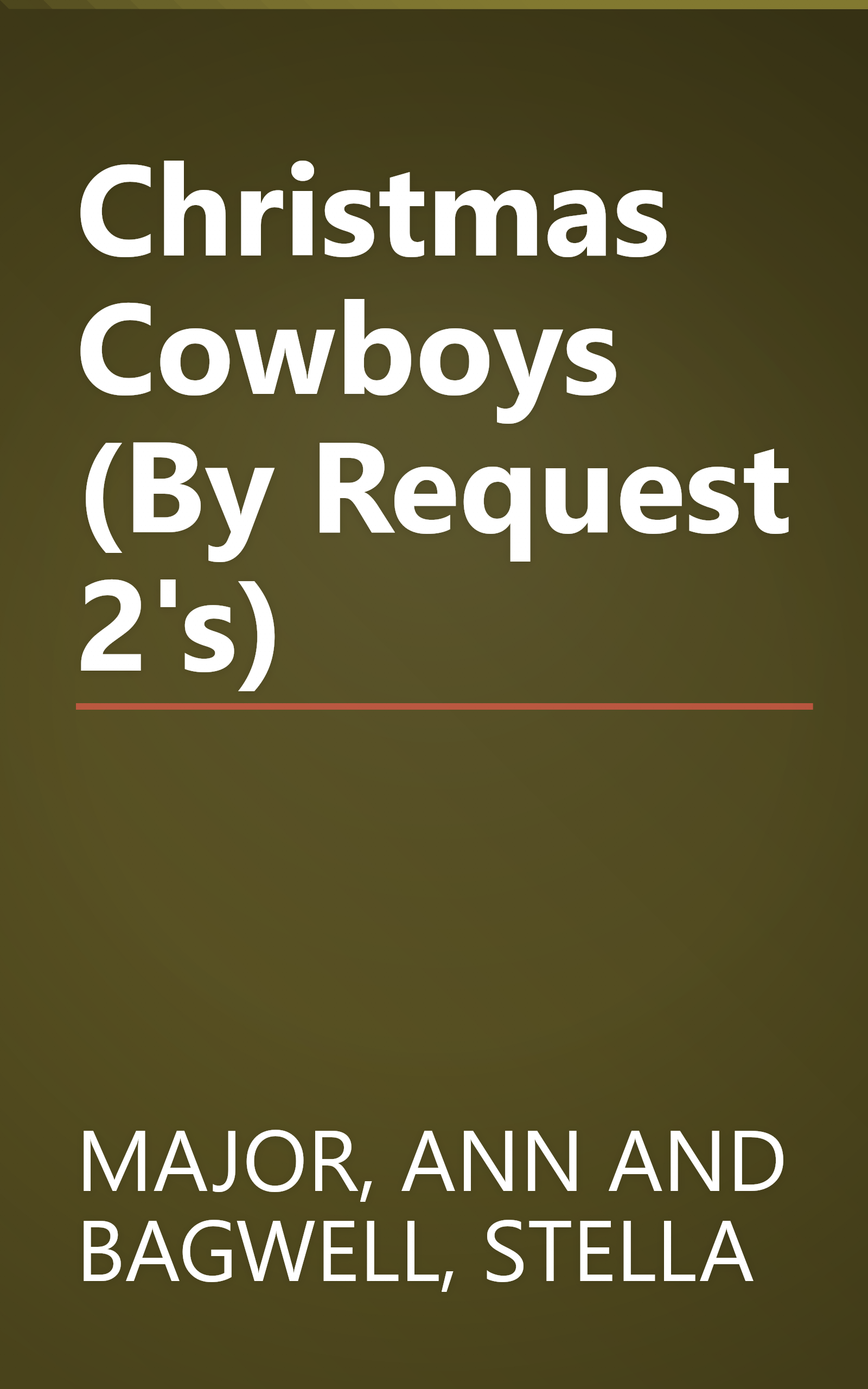 Christmas Cowboys  (By Request 2's) book cover